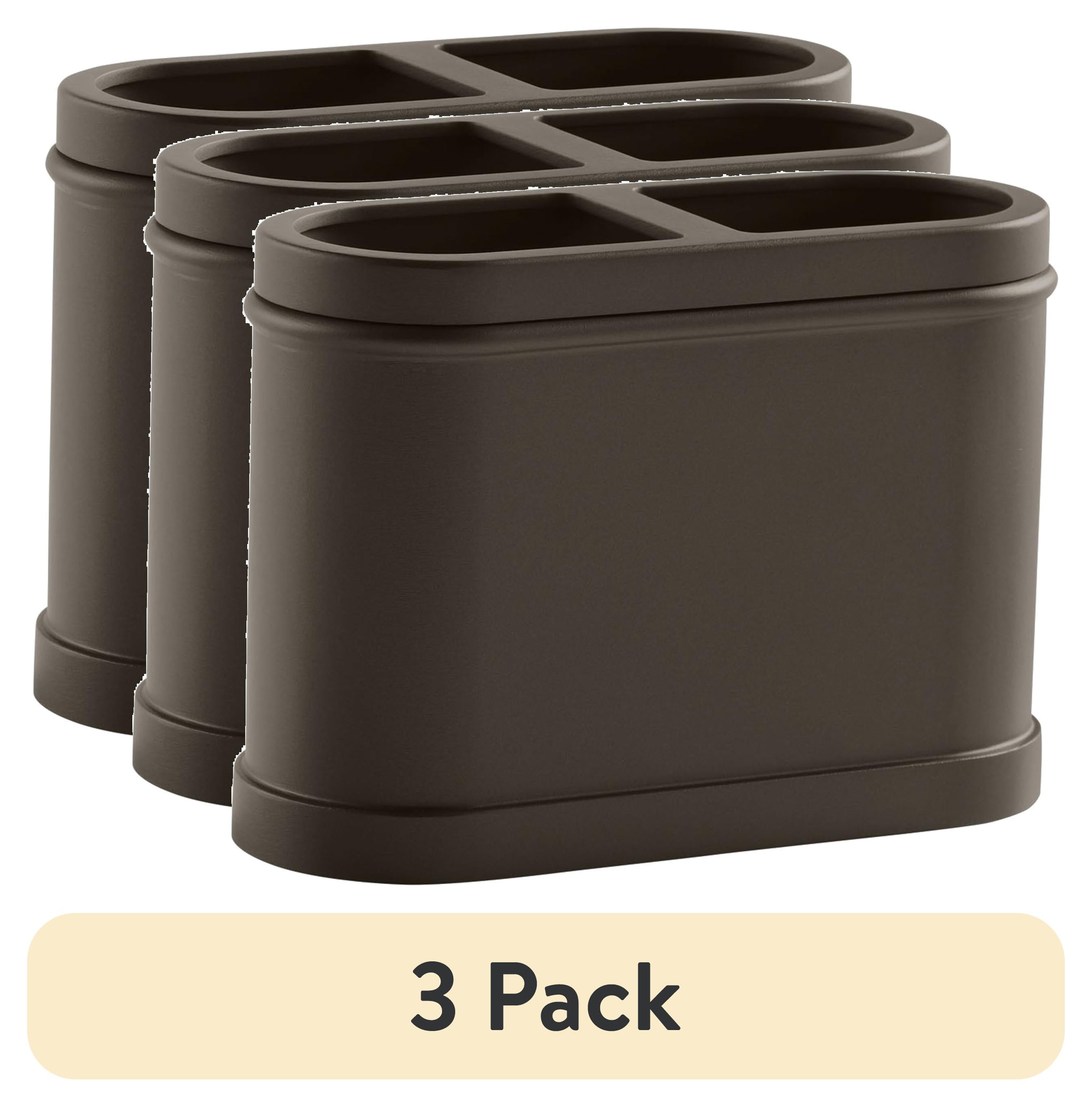 Better Homes & Gardens Bronze Metal Toothbrush Holder 3 Pack - Chic ...