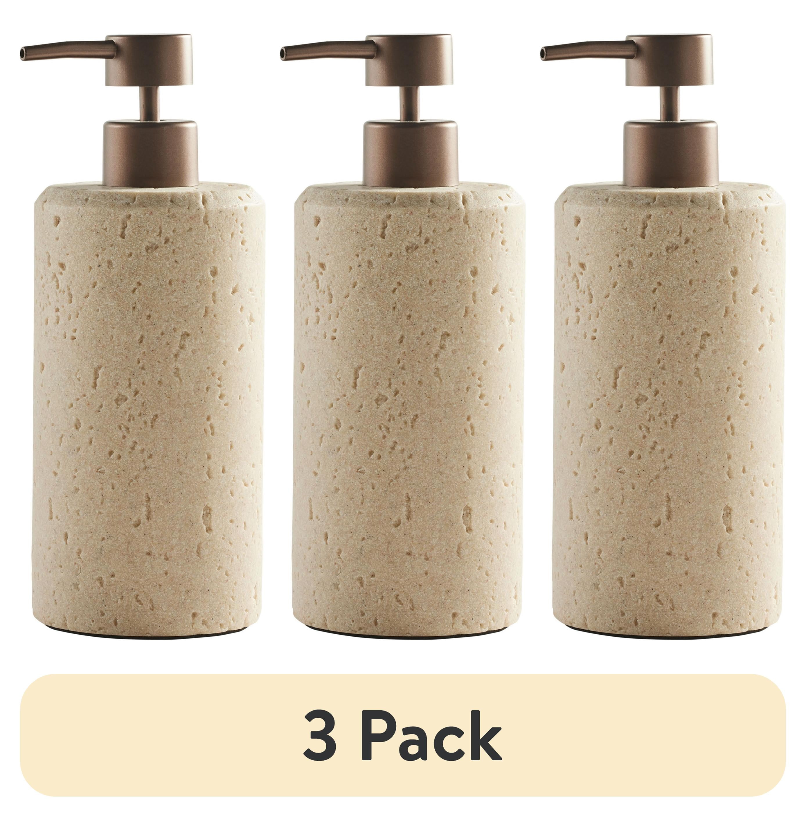 Better Homes & Gardens Faux Stone Soap Dispenser Pump for Bathroom or ...