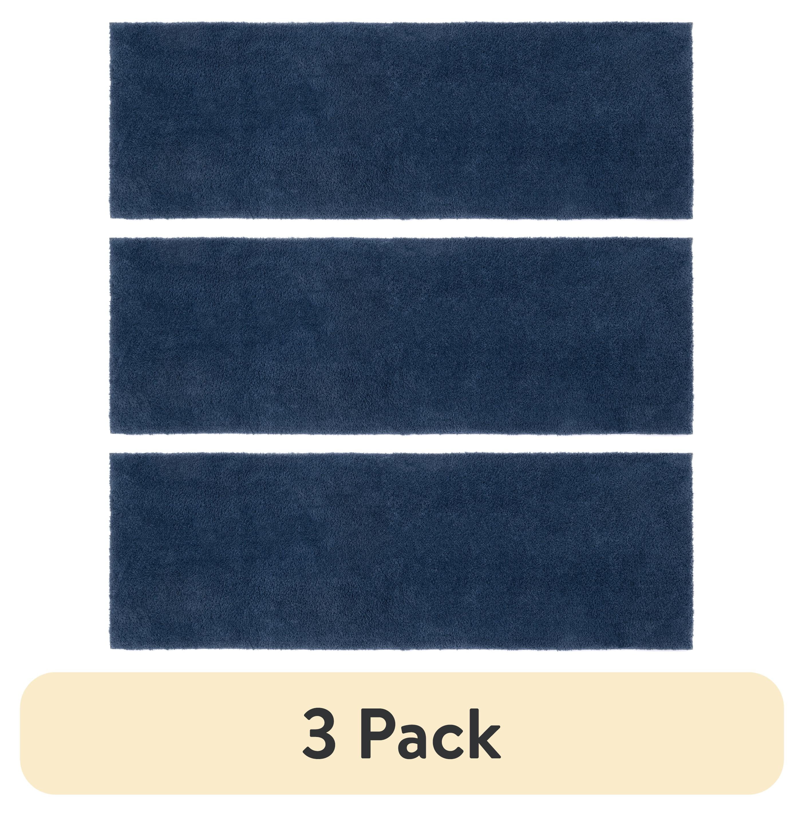 (3 pack) Better Homes & Gardens Ultra Soft Polyester Bath Runner Rug ...
