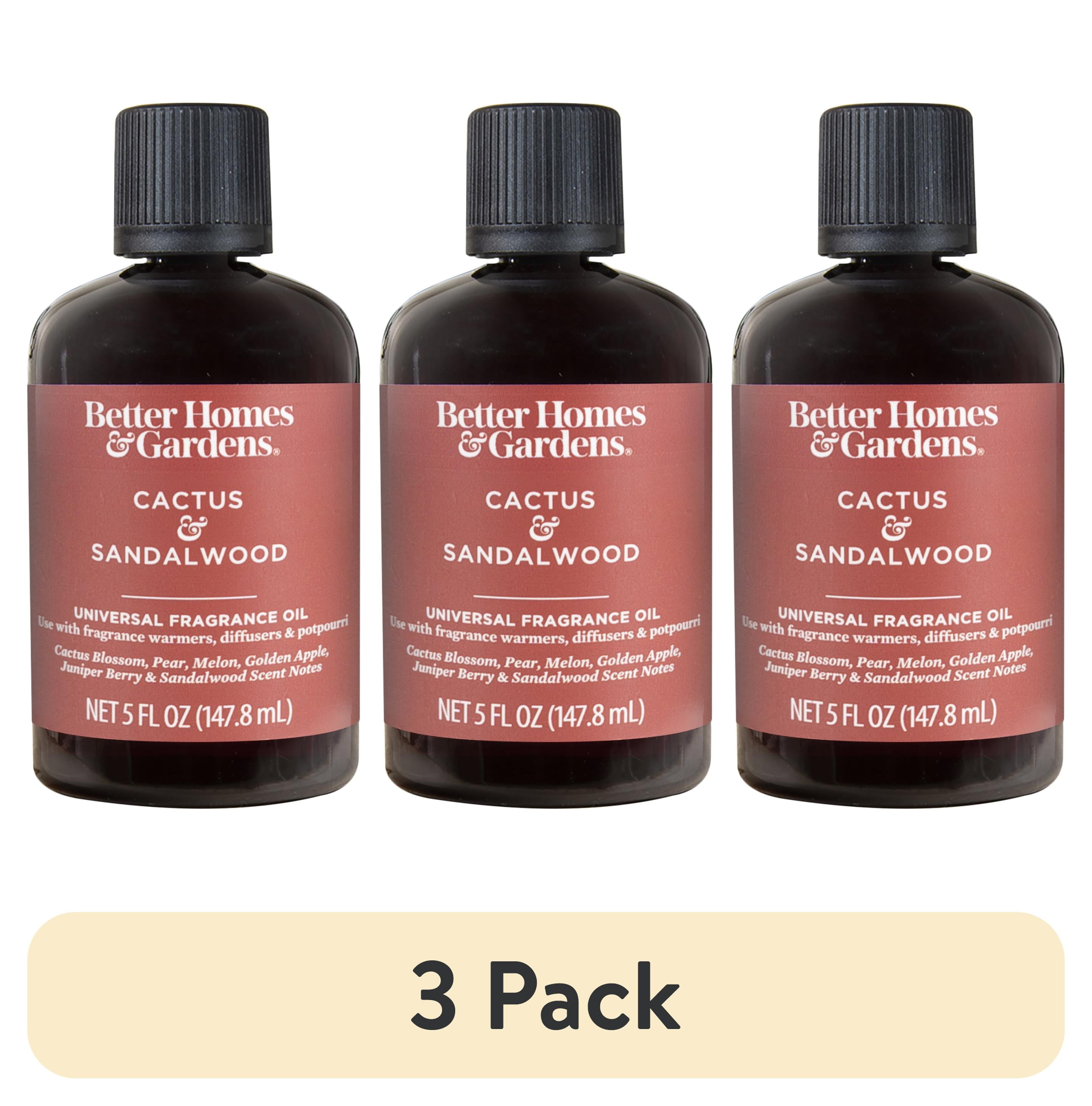 (3 pack) Better Homes & Gardens Universal Fragrance Oil, Cactus ...
