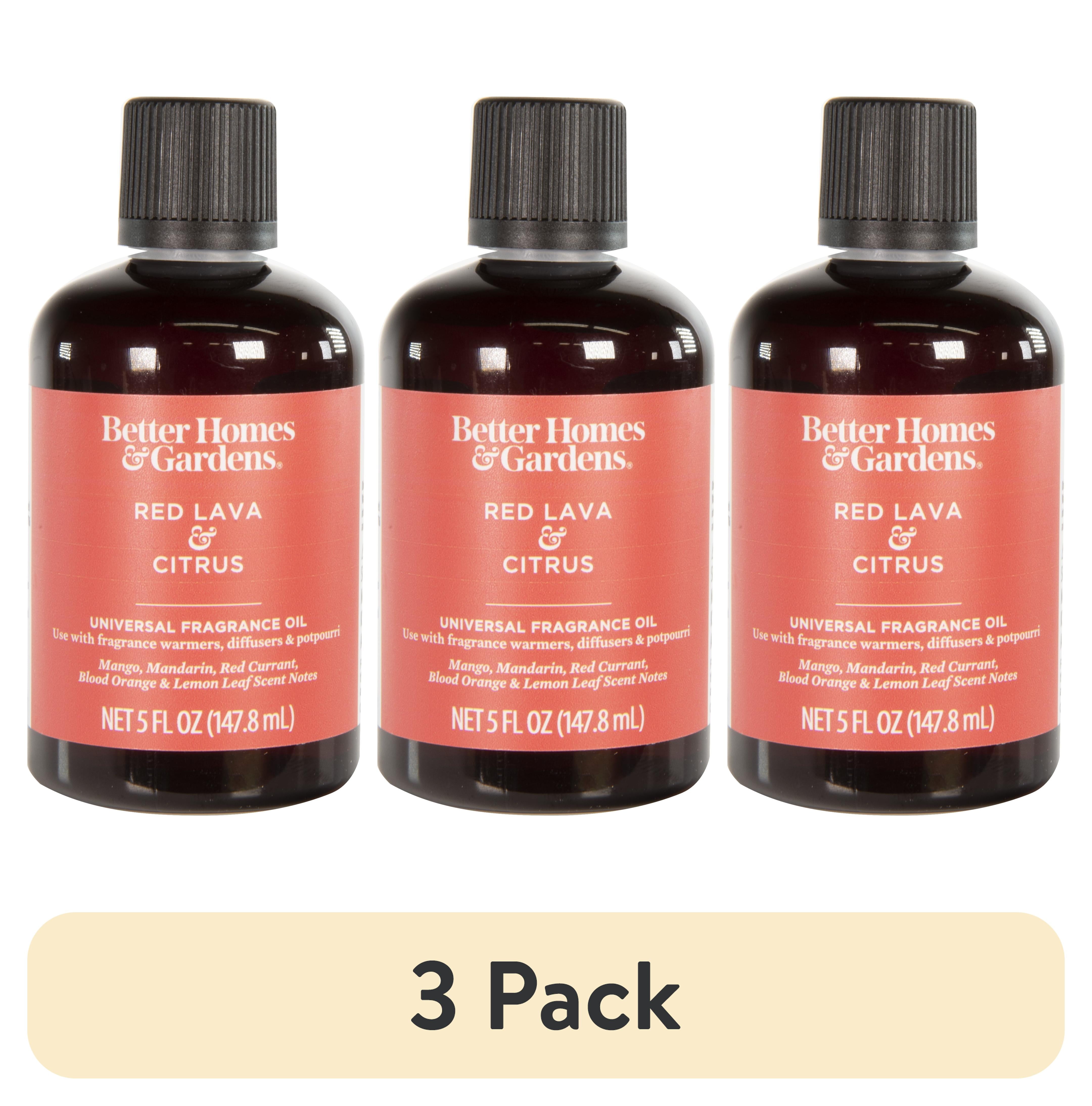 (3 pack) Better Homes & Gardens Universal Fragrance Oil, Red Lava ...