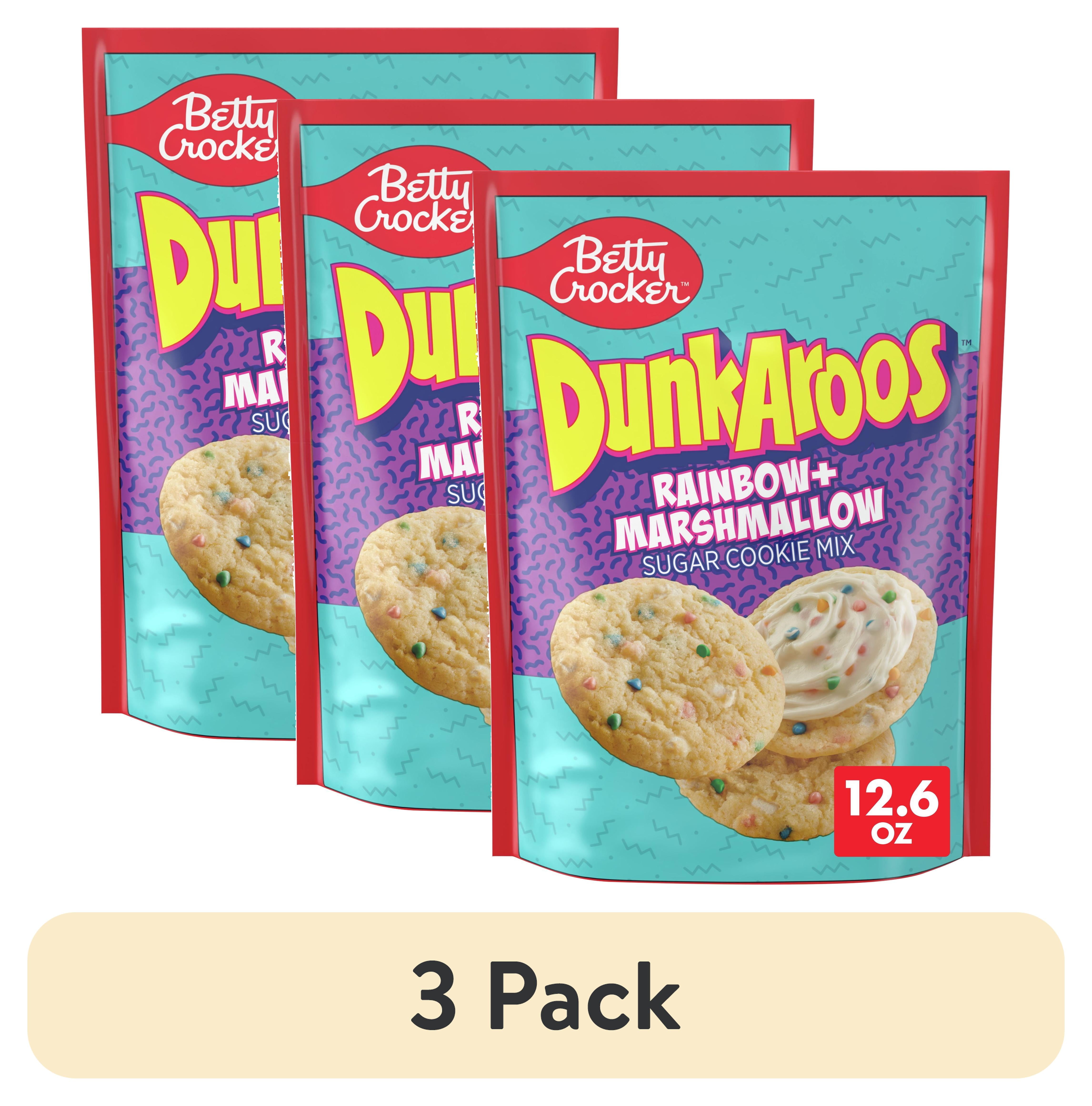 (3 pack) Betty Crocker Dunkaroos Sugar Cookie Mix, Rainbow ...