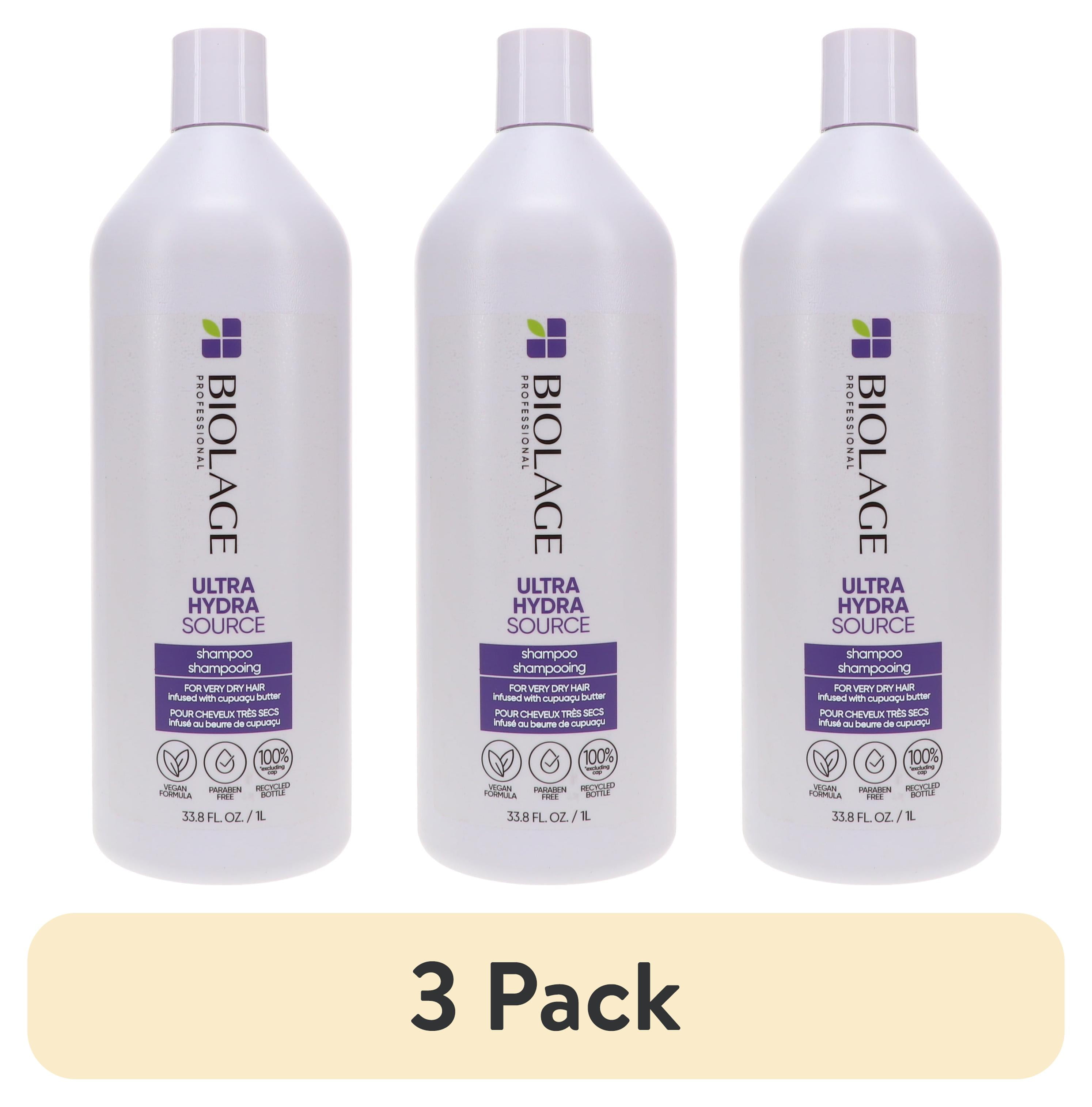 (3 pack) Biolage Ultra Hydrasource Shampoo 33.8 Oz - Walmart.com