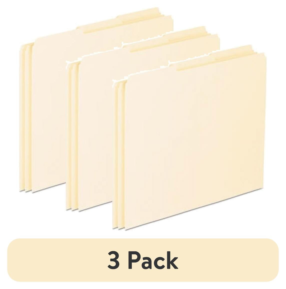 (3 pack) Blank Top Tab File Guides 1/3-Cut Top Tab, Blank, 8.5 x 11 ...