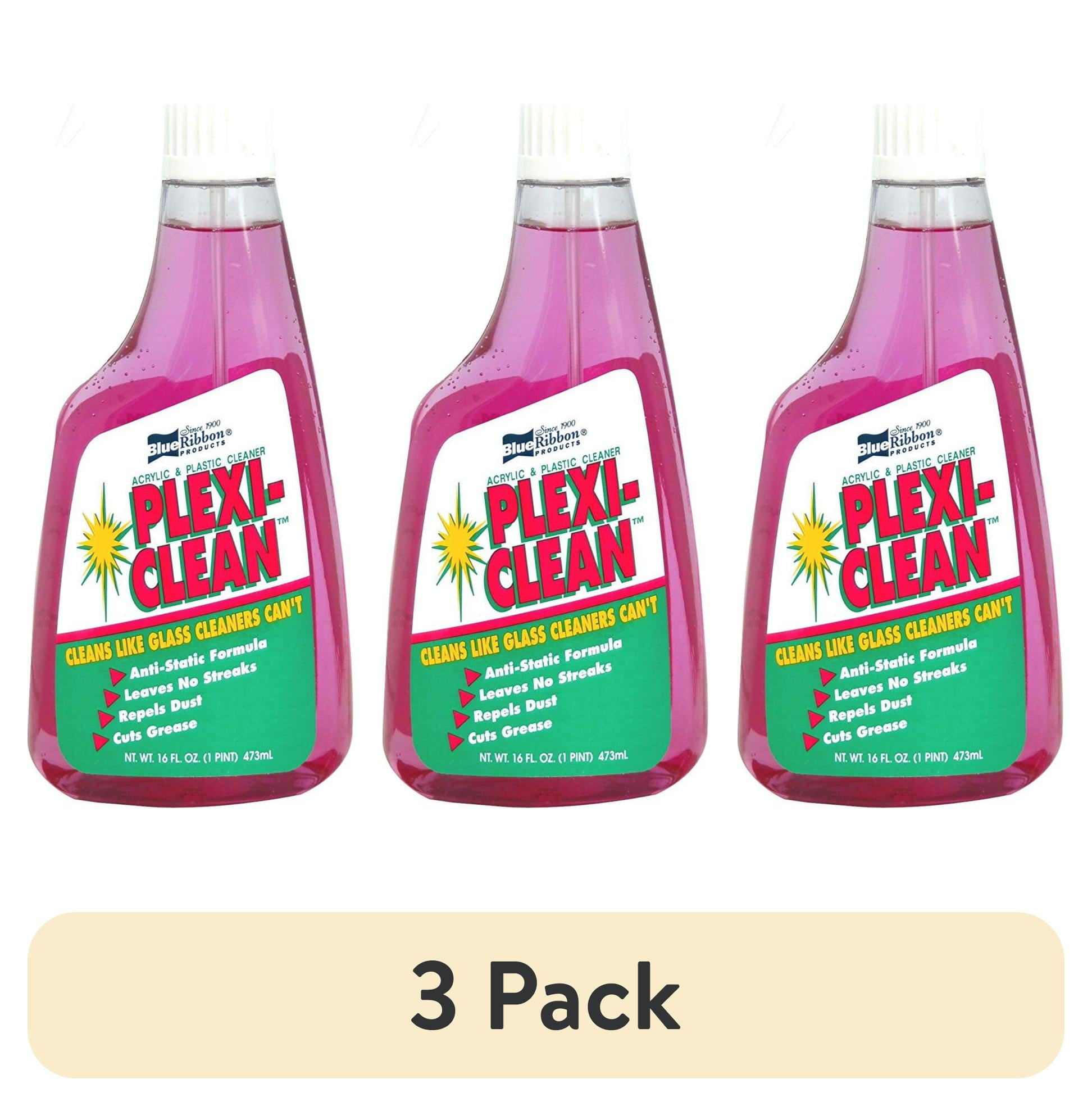 (3 pack) Blue Ribbon Plexi-Clean Acrylic Plastic and Surface Cleaner ...