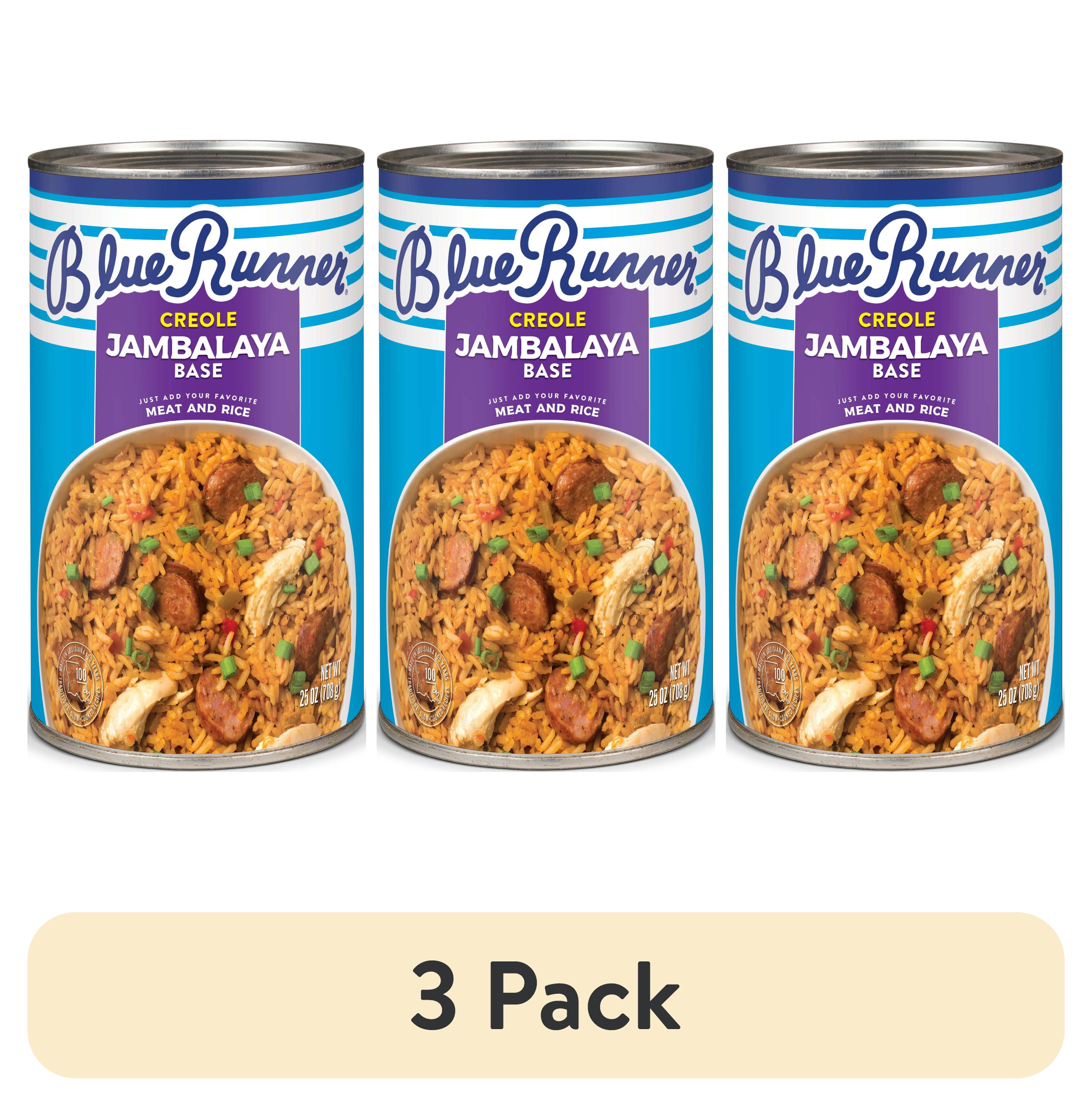 (3 pack) Blue Runner Foods Creole Jambalaya Base, 25 oz Can - Walmart.com