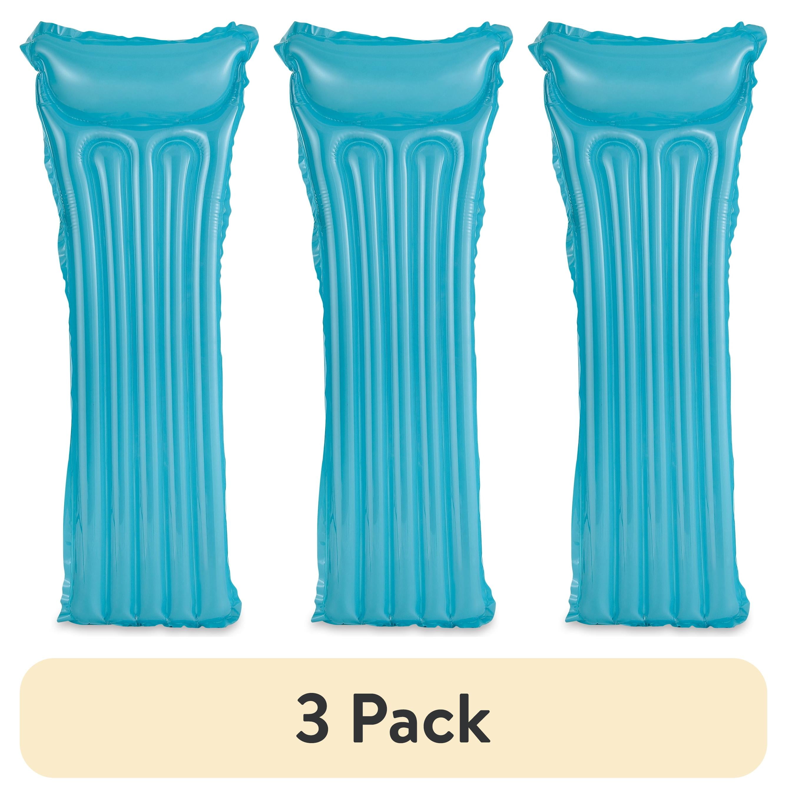 (3 pack) Bluescape Blue Transparent Air Mat, Inflatable Pool Float, Age ...