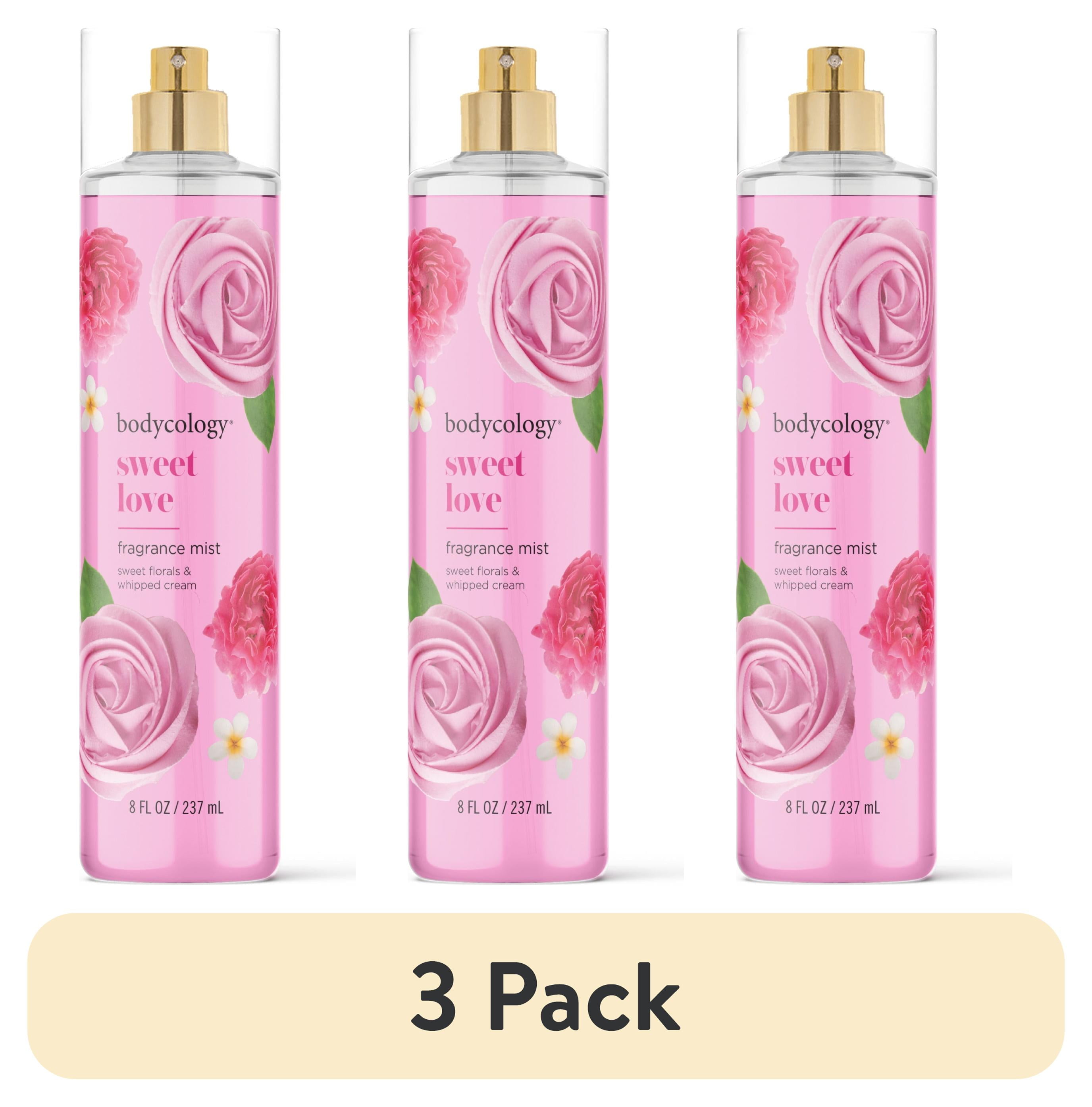 (3 pack) Bodycology Fragrance Body Mist, Sweet Love ,8 fl oz - Walmart.com
