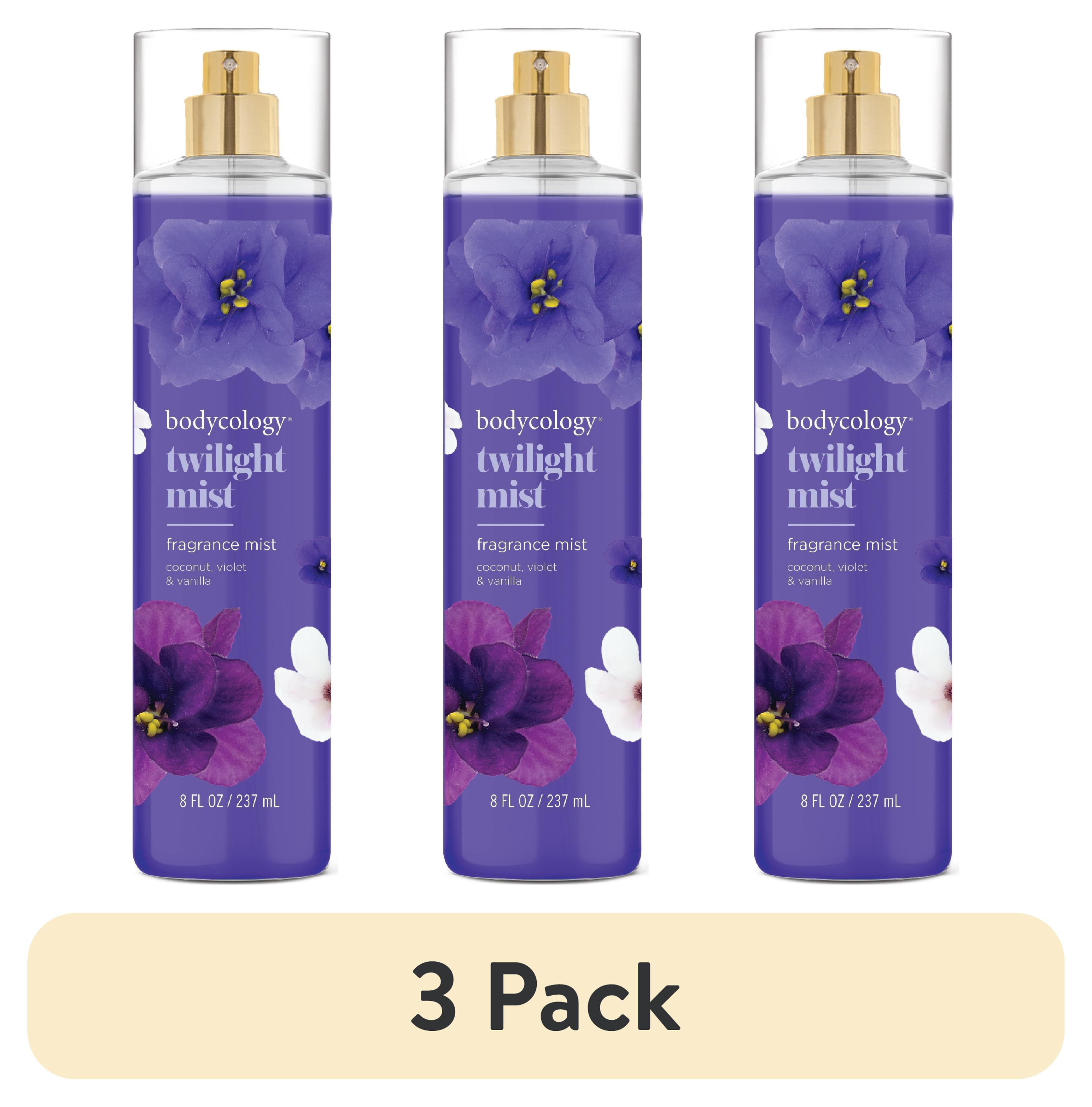 (3 pack) Bodycology Fragrance Body Mist, Twilight Mist, 8 fl oz ...