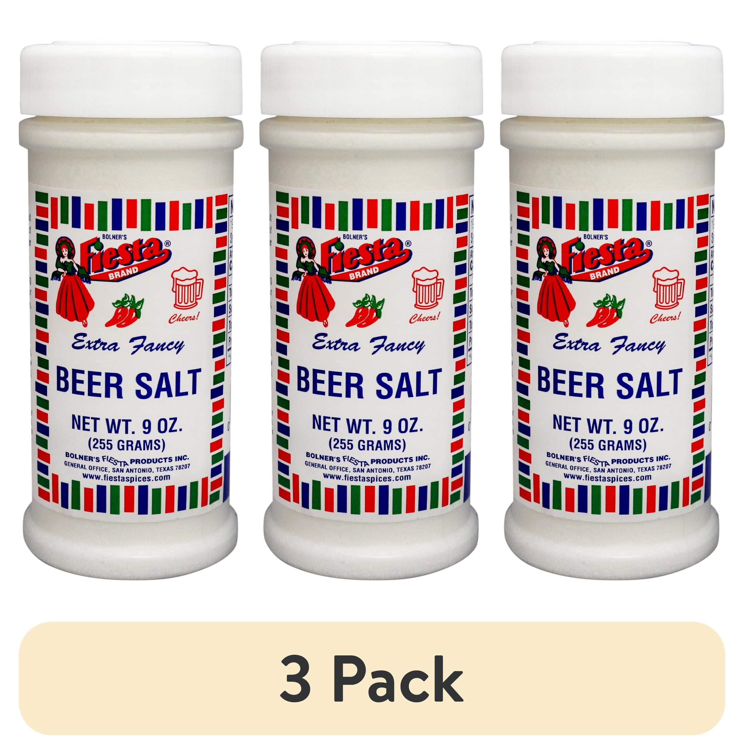 (3 pack) Bolners Fiesta Fiesta Beer Salt, 9oz jar - Walmart.com