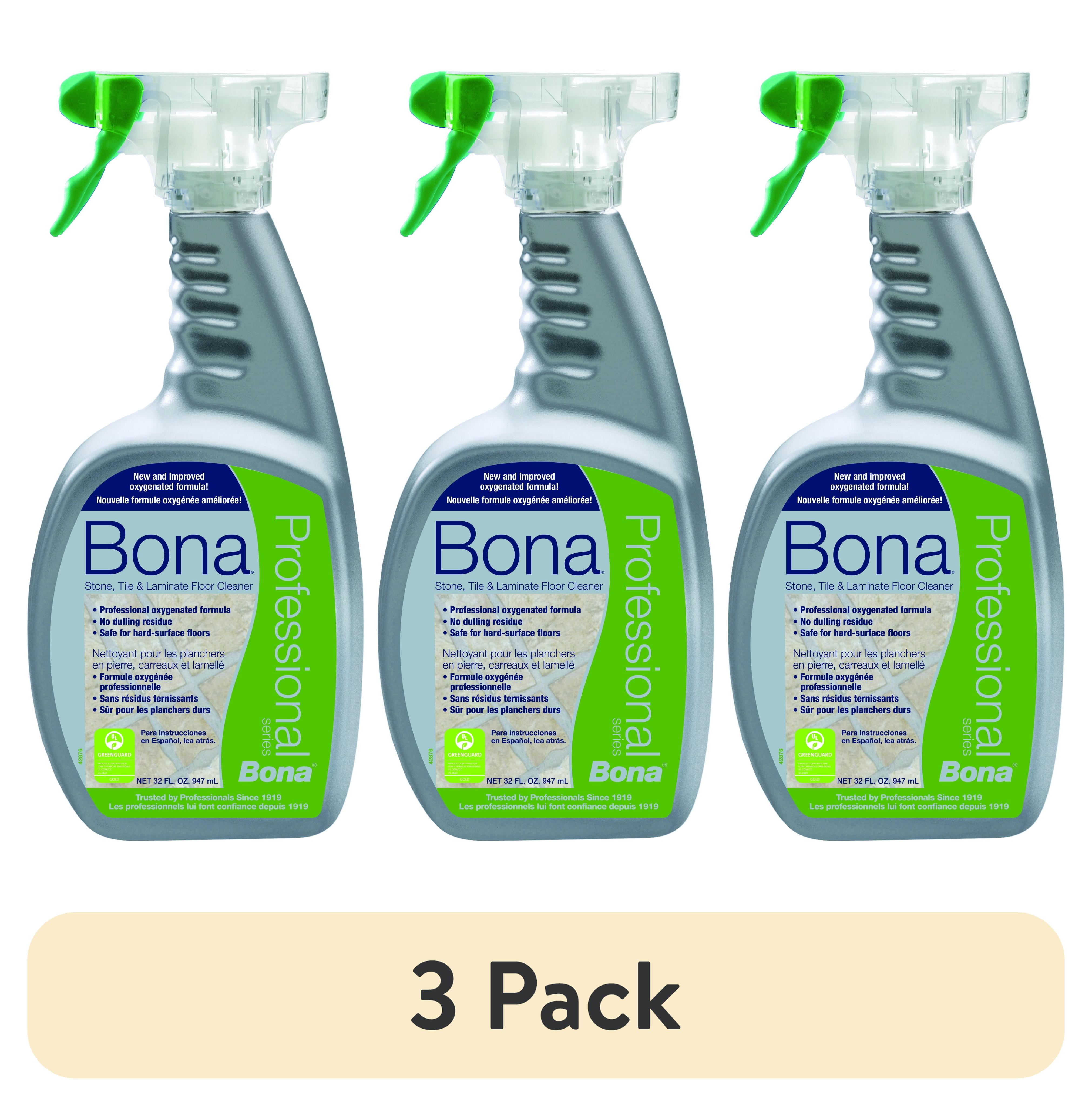 (3 pack) Bona Pro Series Stone, Tile & Laminate Floor Cleaner, 32 oz ...