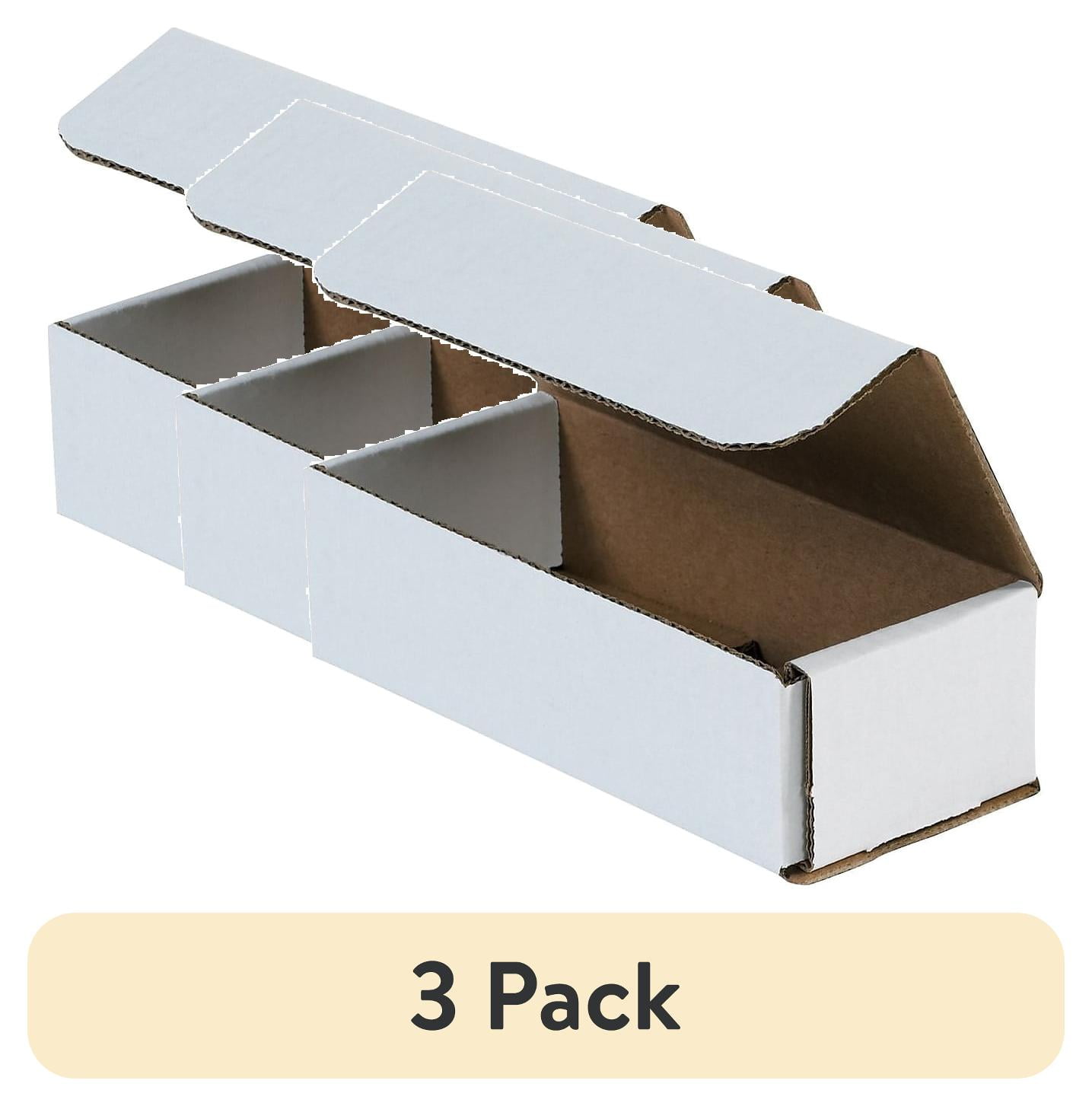 (3 pack) Box Partners Corrugated Mailers 7" x 3" x 1" White 50/Bundle ...