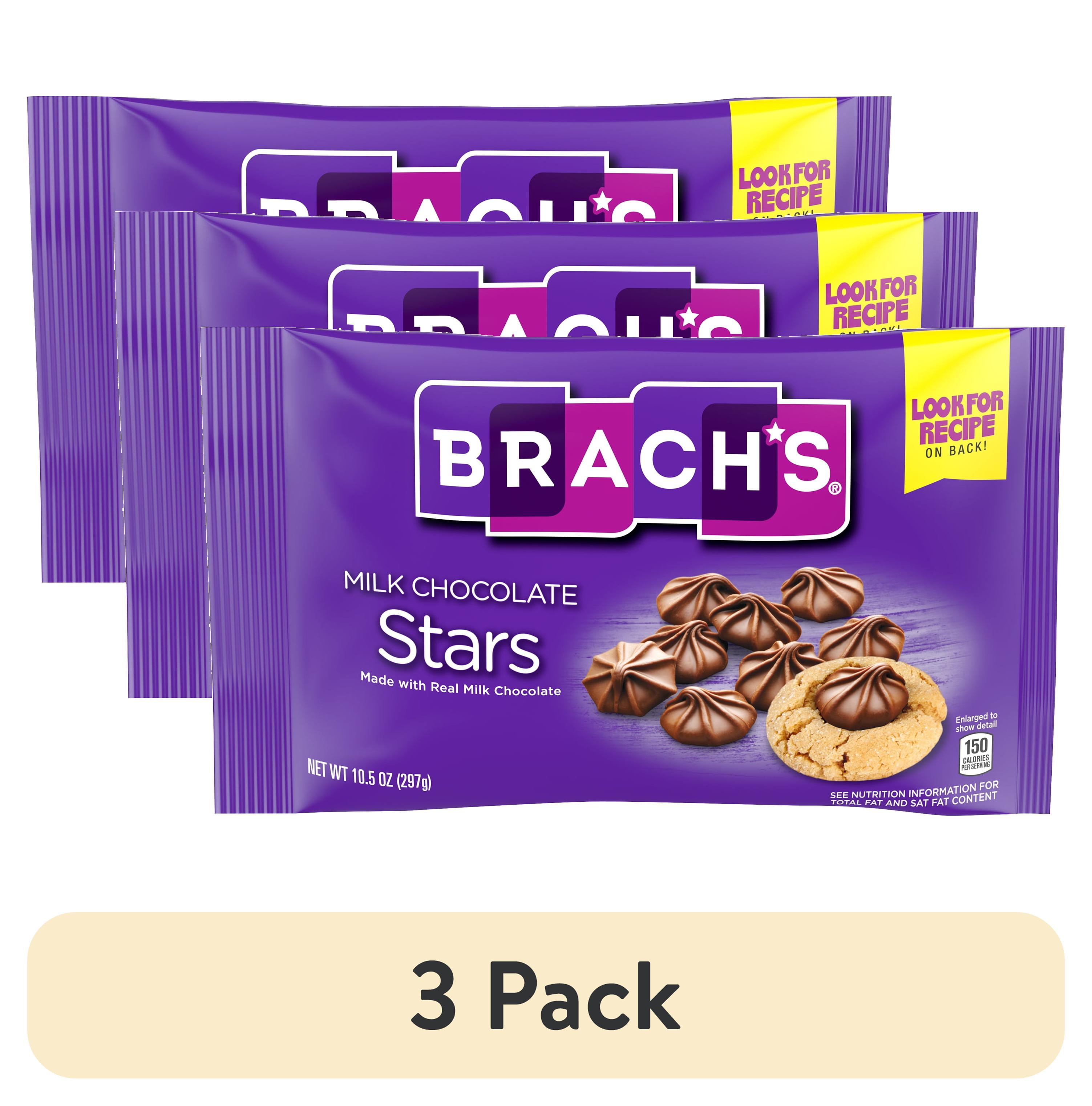 (3 pack) Brach's Chocolate Stars Candy, 10.5 oz - Walmart.com