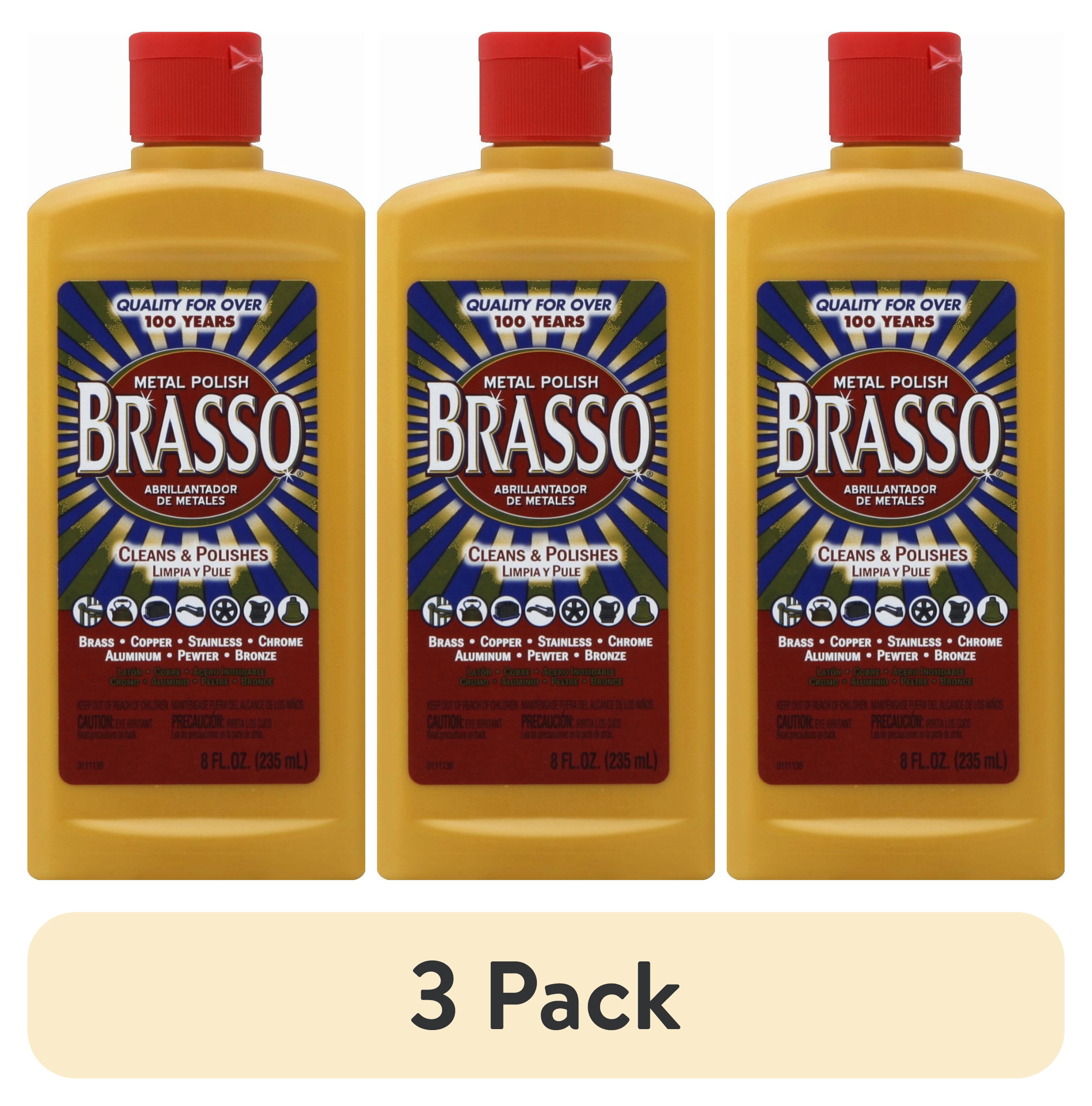 Brasso Multi-Purpose Metal Polish, for Brass, Copper, Stainless, Chrome ...