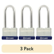 Brinks Stainless Steel 60mm Keyed Discus Padlock with 5/8in Shackle ...