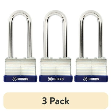 H&S Alliance Padlock with Key, Heavy Duty Hardened Boron Steel, 60mm ...