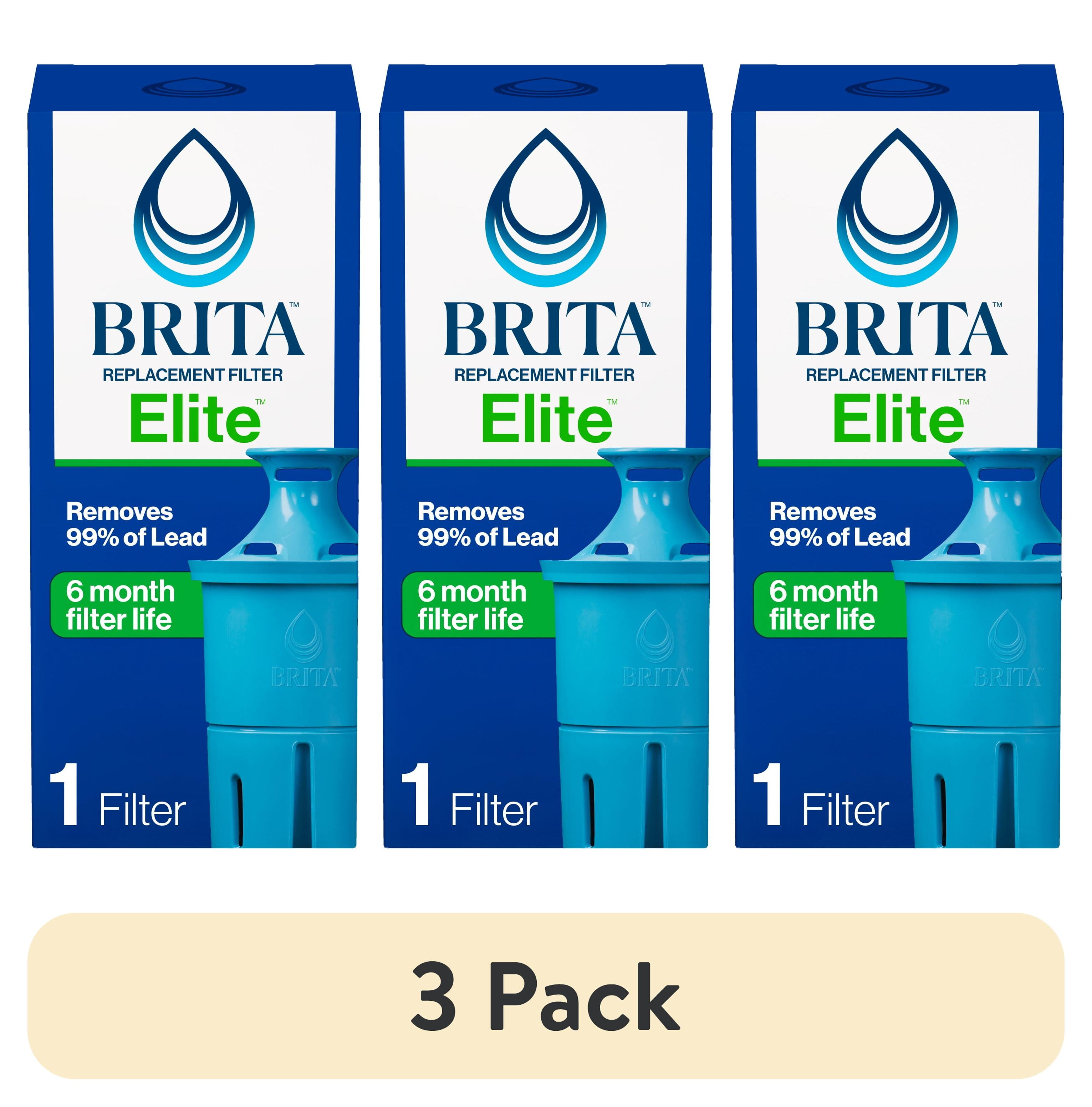 (3 pack) Brita Elite Replacement Water Filter, 6 Month Filter Life ...