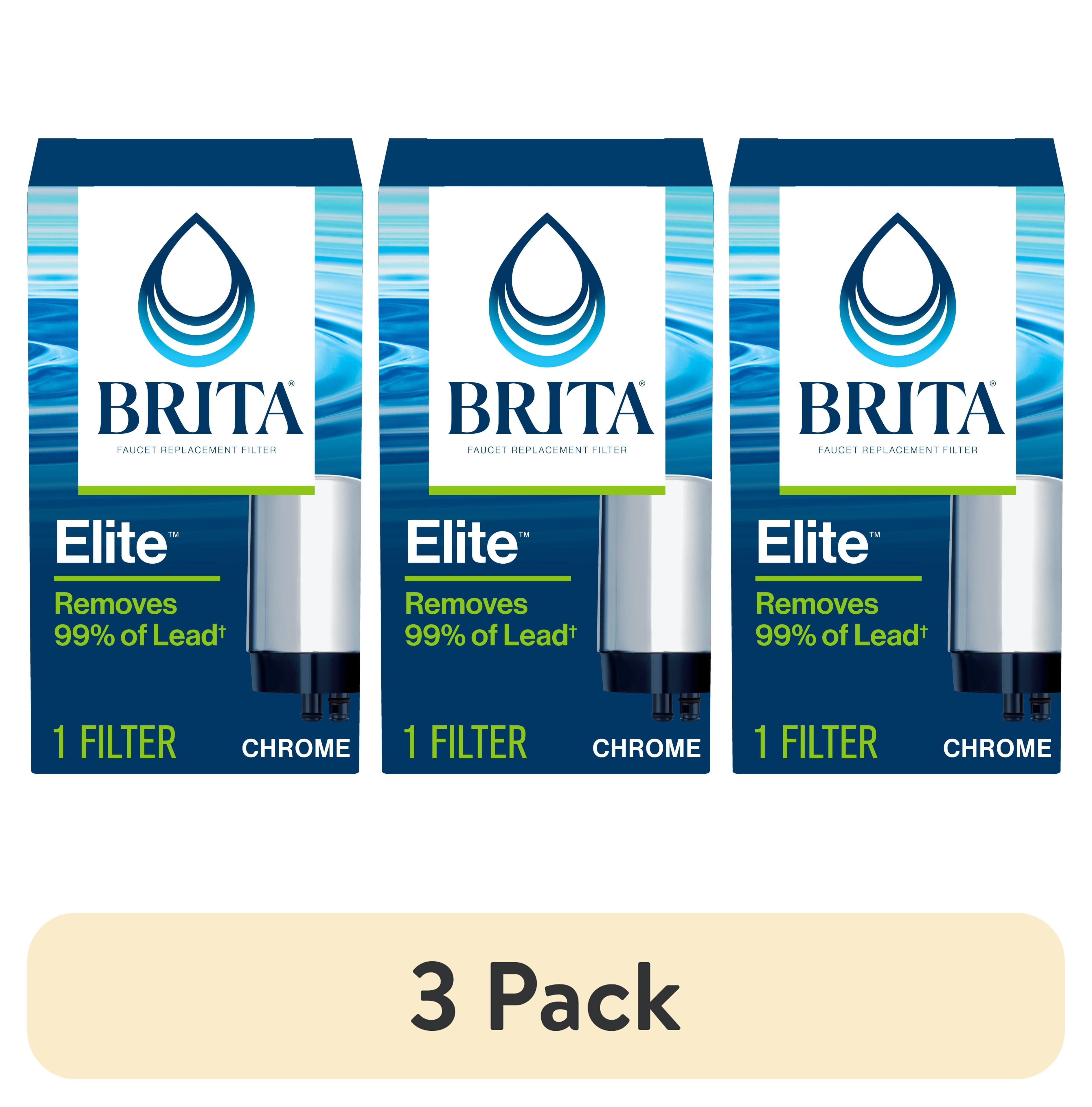 (3 pack) Brita Faucet Mount System Replacement Filter, Reduces Lead ...
