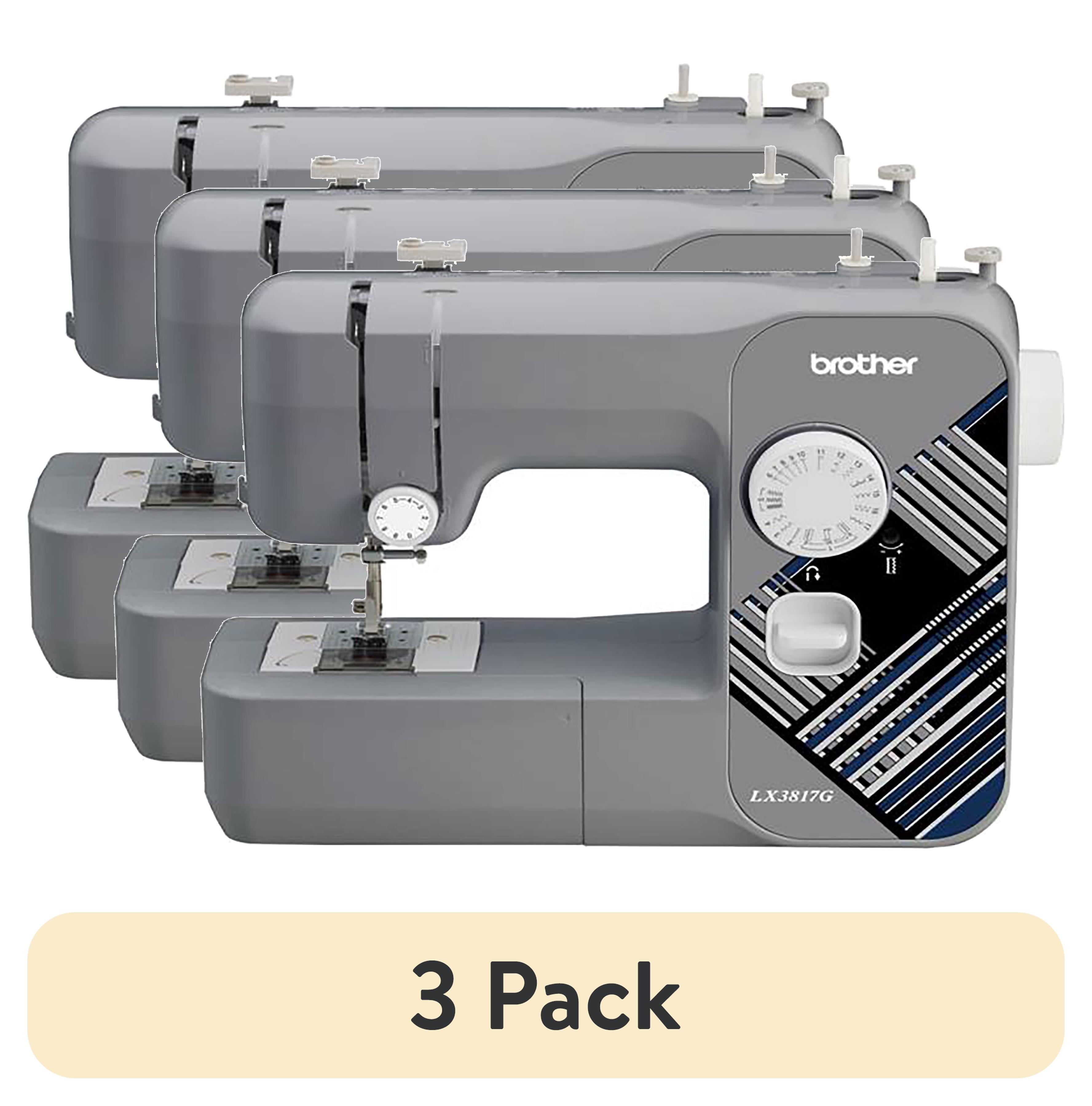 (3 pack) Brother LX3817G 17-Stitch Portable Full-Size Sewing Machine ...