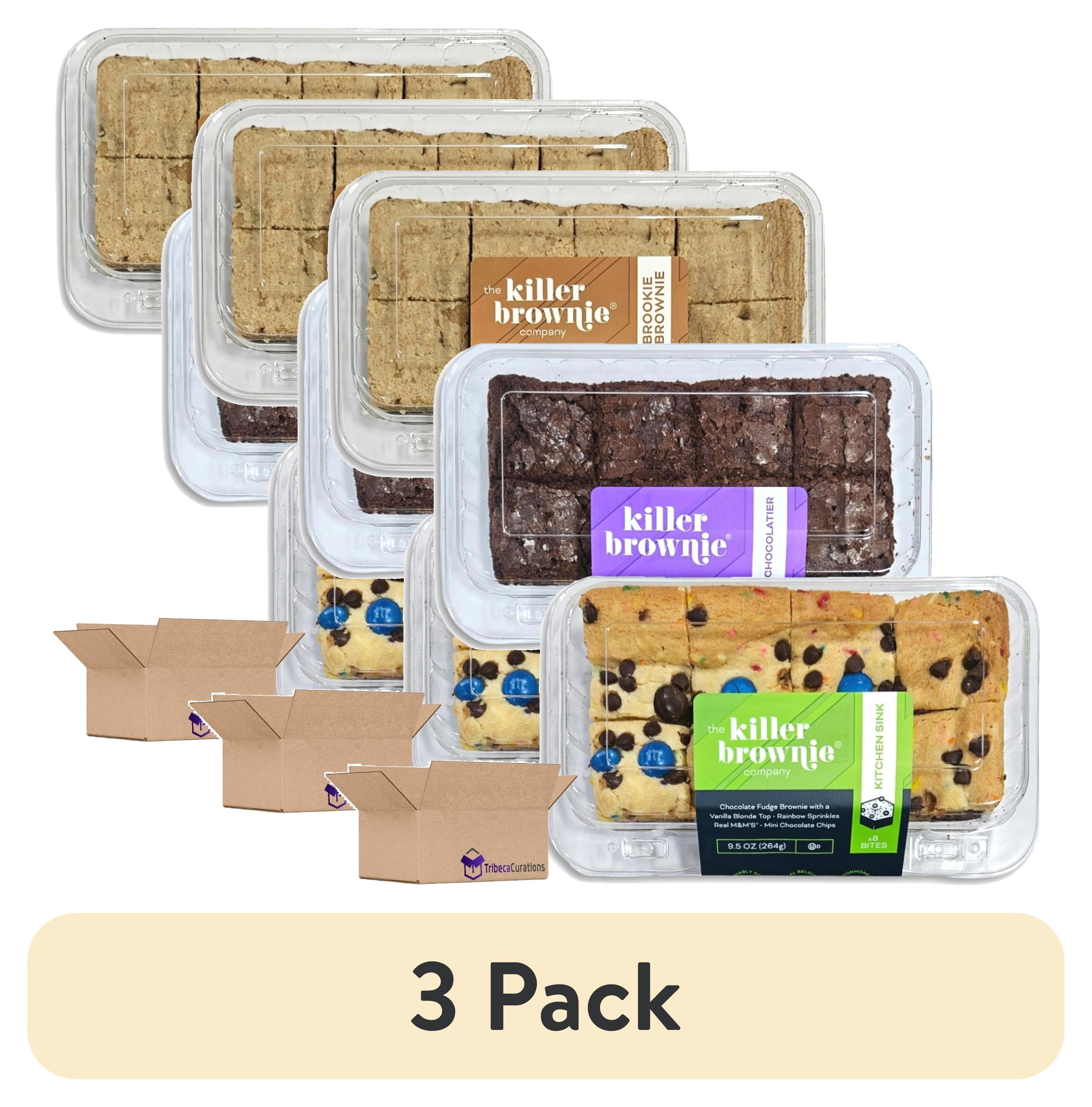 (3 pack) Killer Brownie Bites Variety Pack | 8 Count | Brookie Brownie ...