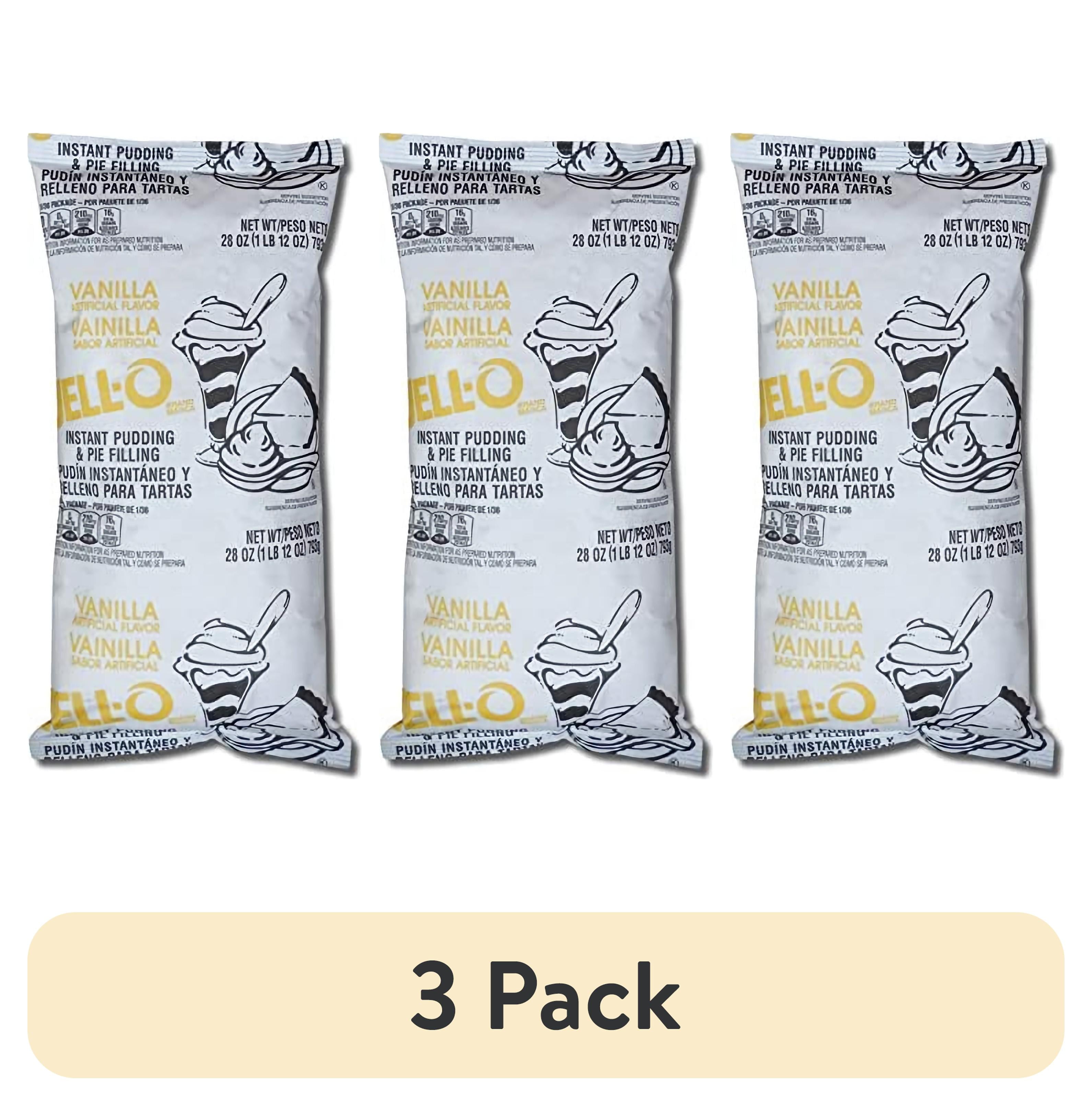 (3 pack) Bulk Instant Pudding and Pie Filling Value Packs | 28 Ounce ...