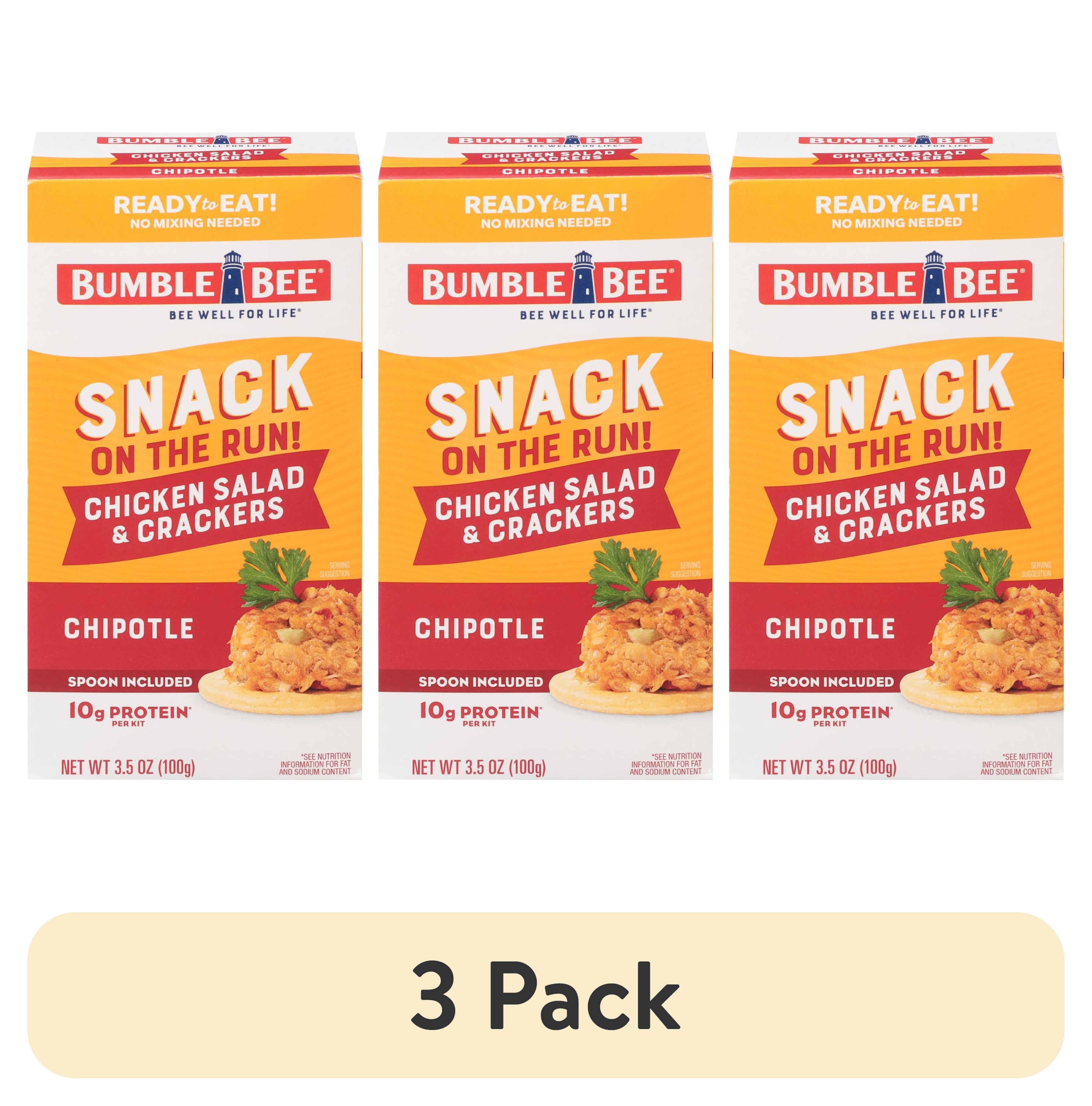(3 pack) Bumble Bee Snack on The Run Chipotle Flavored Chicken Salad ...