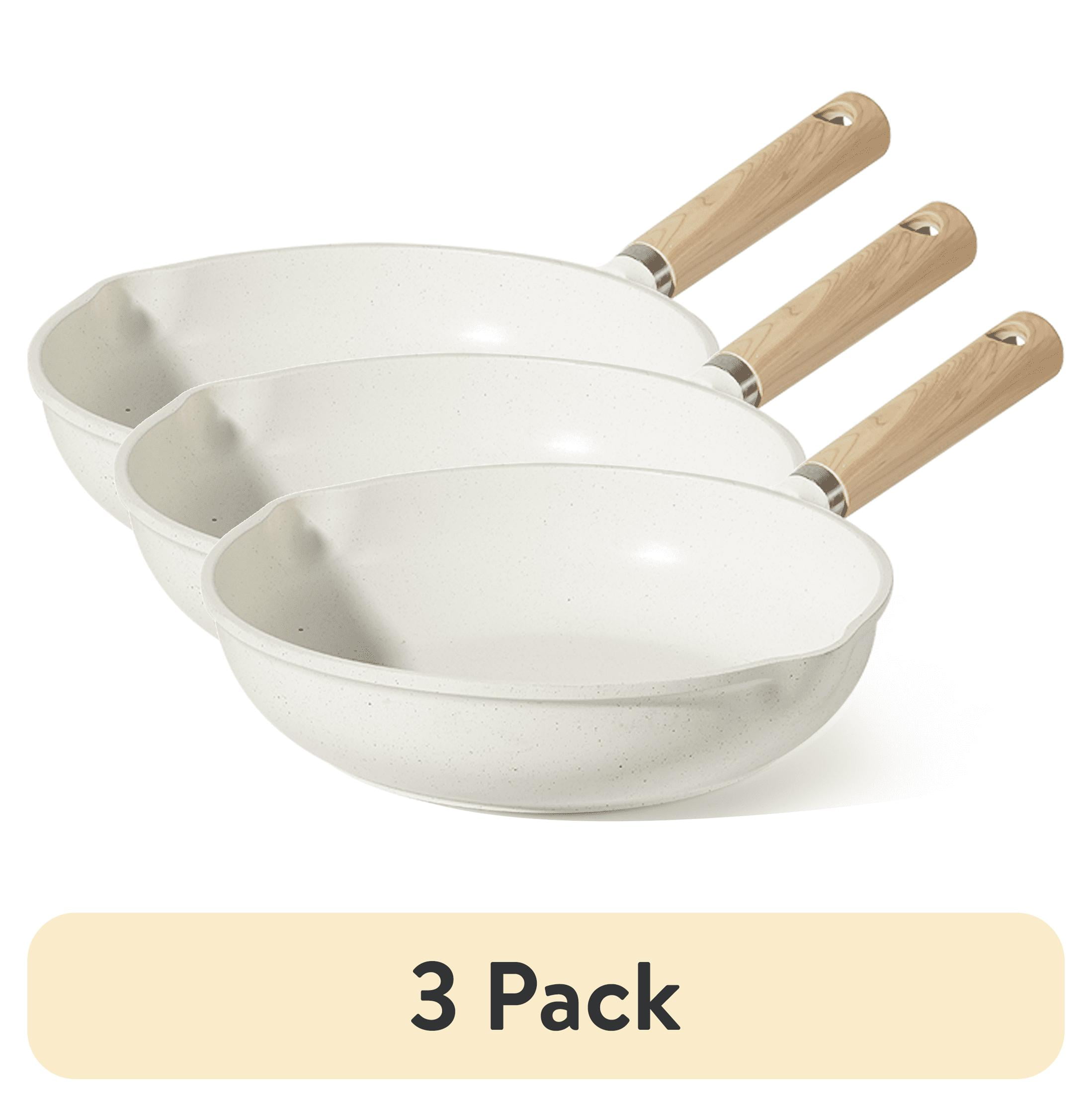 (3 pack) Carote Nonstick Frying Pan 9.5" Skillet With Induction, Egg ...
