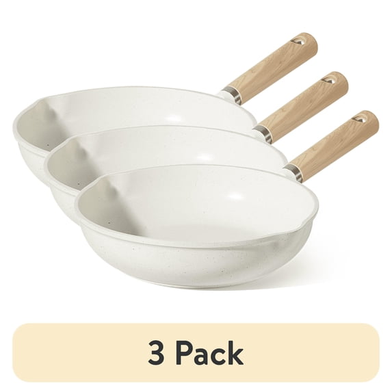 (3 pack) Carote Nonstick Frying Pan 9.5" Skillet With Induction, Egg ...