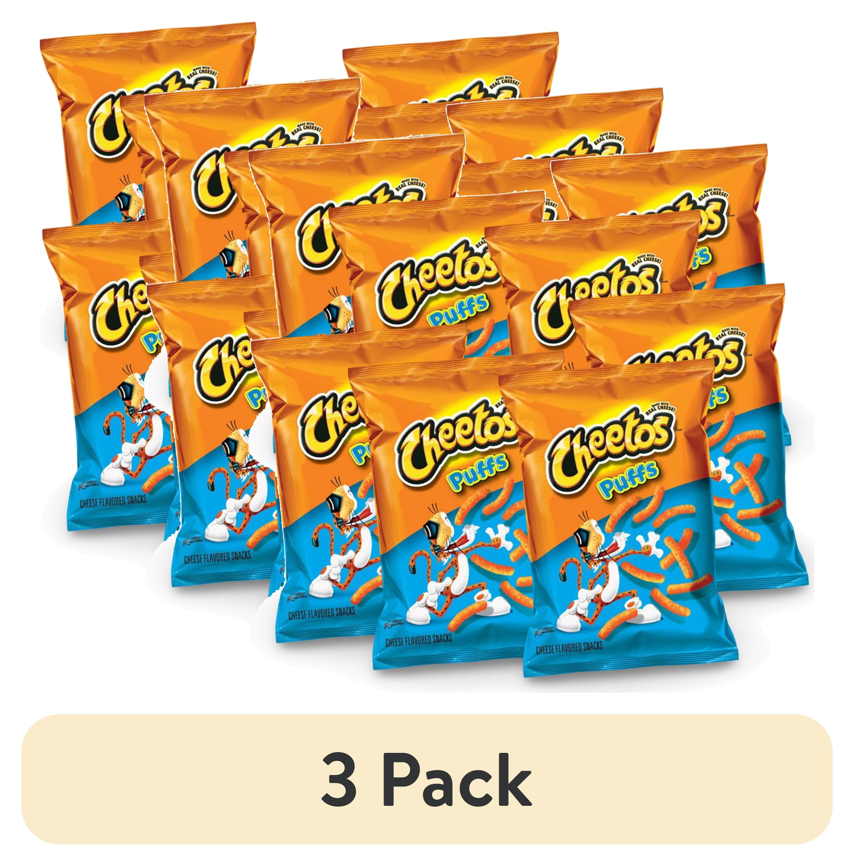 (3 pack) CHEETOS Puffs Cheese Flavored Snacks, 1.375 oz | 8 Ct ...
