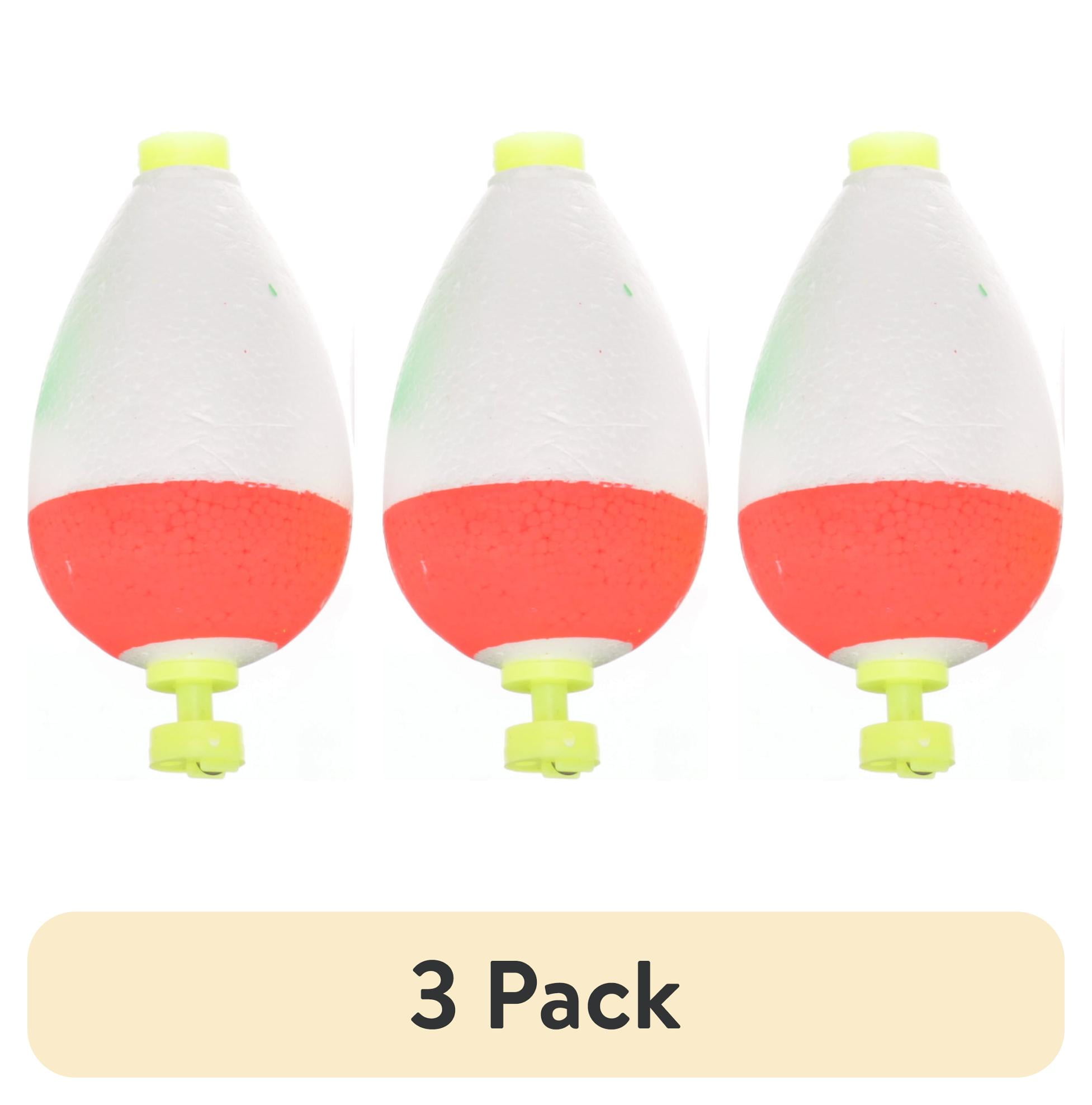 (3 pack) COMAL UnWeighted Pear Snap-On Float, Assorted Colors, 1.7 ...