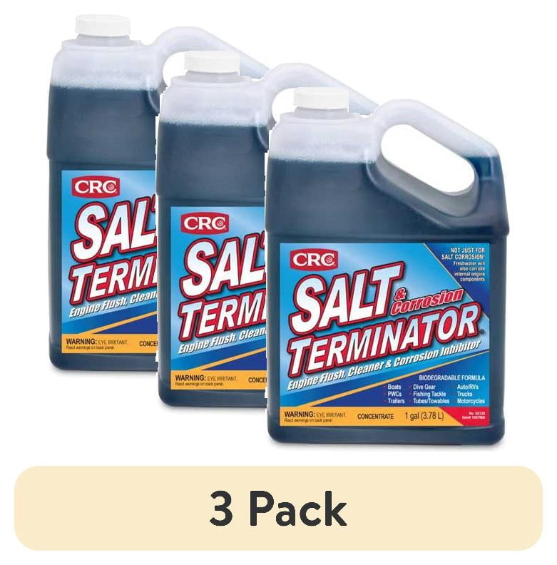 (3 pack) CRC Salt Terminator Engine Flush Cleaner & Corrosion Inhibitor ...