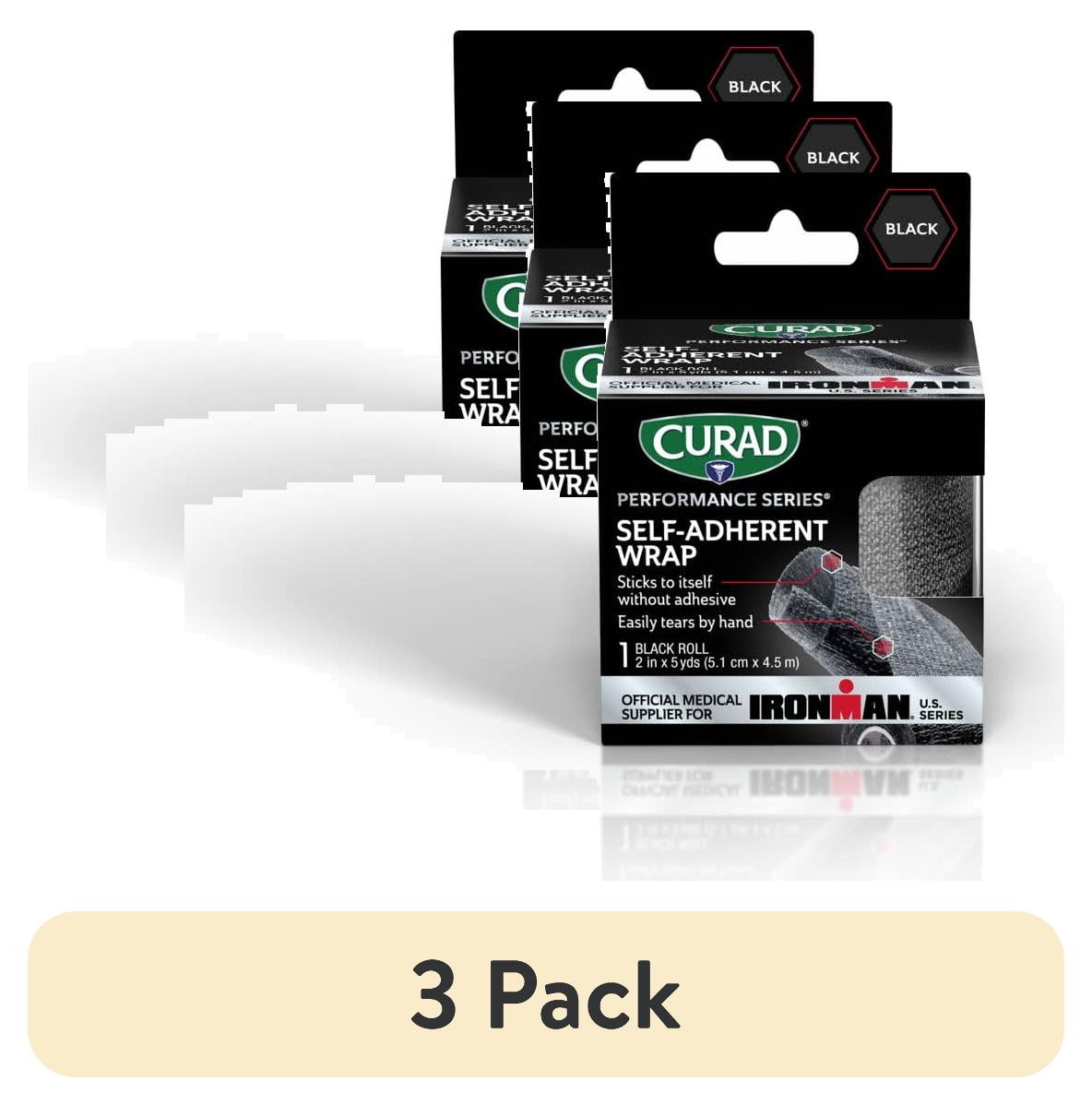 (3 pack) CURAD Performance Series Ironman Self-Adherent Wrap for Pain ...