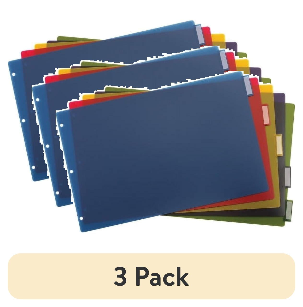 (3 pack) Cardinal 11x17 Poly Insertable Dividers 8 Tab(s) - 8 Tab(s ...