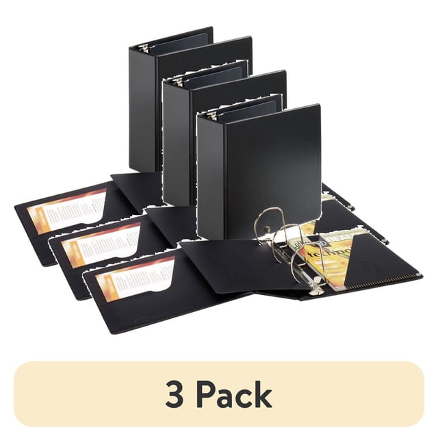 (3 pack) Cardinal SuperStrength Locking Slant-D Ring Binder, 4" Cap, 11 ...