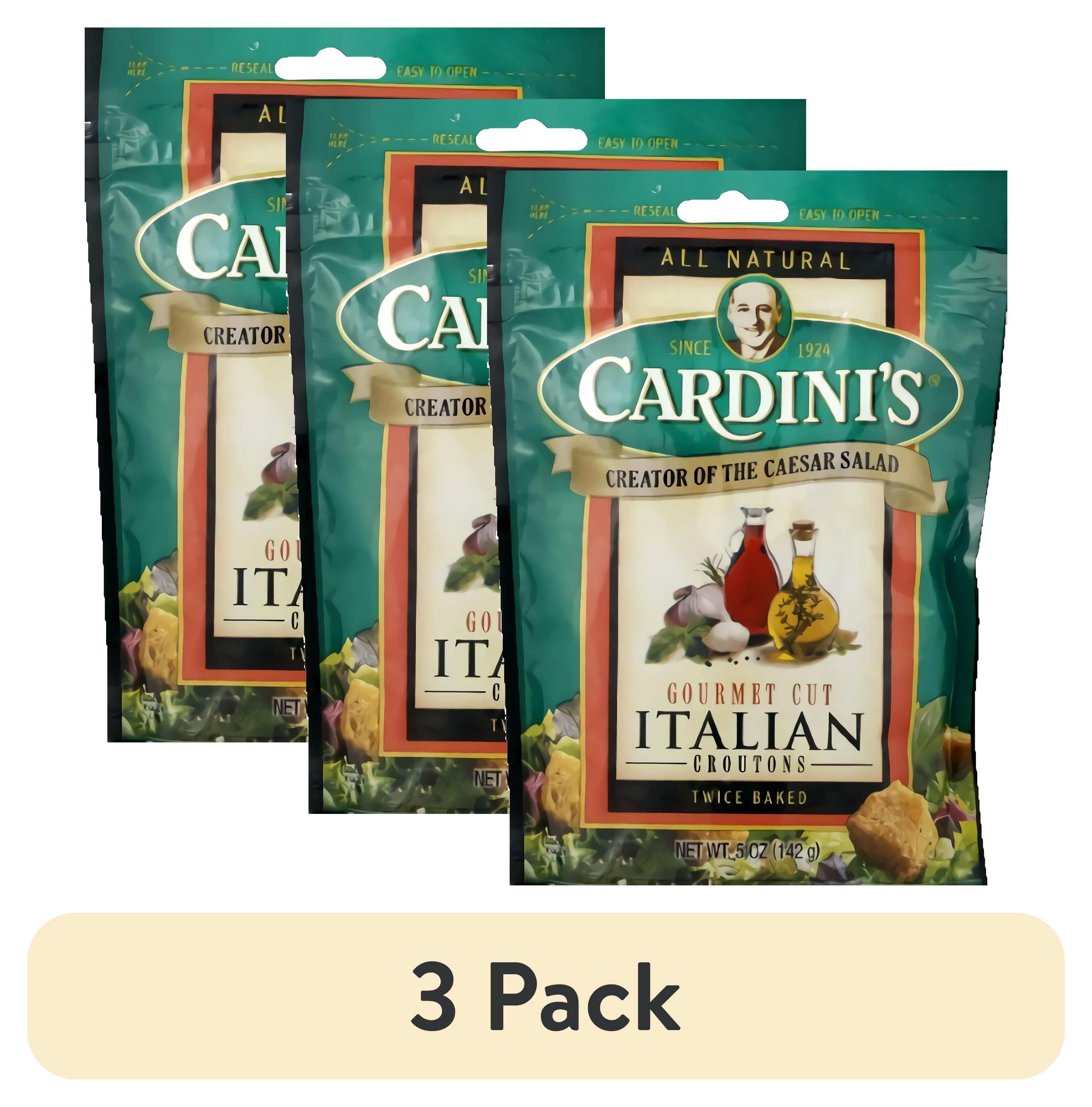 (3 pack) Cardini Croutons Italian Gourmet Cut | 6 Count - Walmart.com