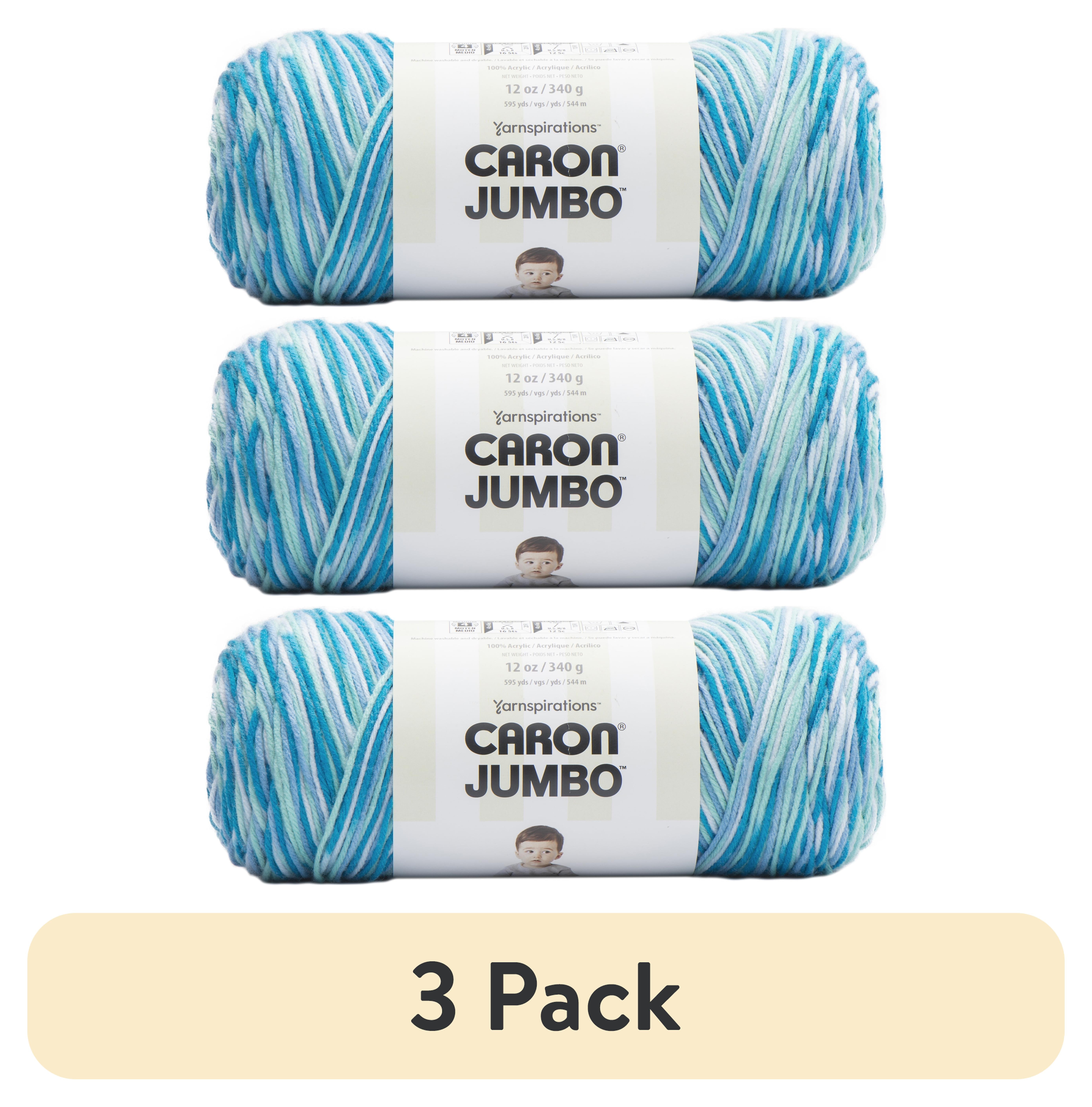 (3 pack) Caron Jumbo Ombre Yarn - Walmart.com