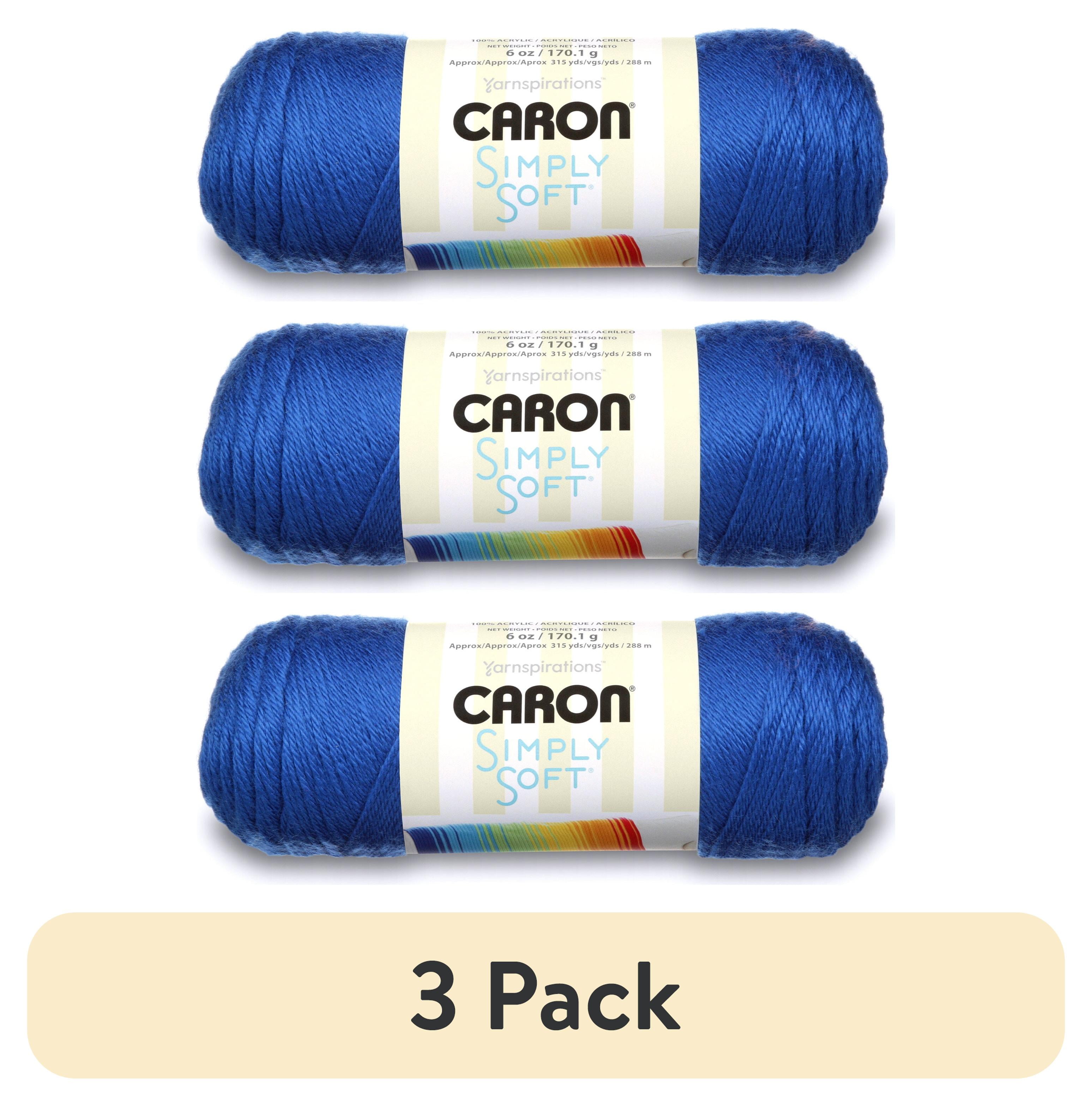 (3 pack) Caron Simply Soft Yarn, Royal Blue - Walmart.com