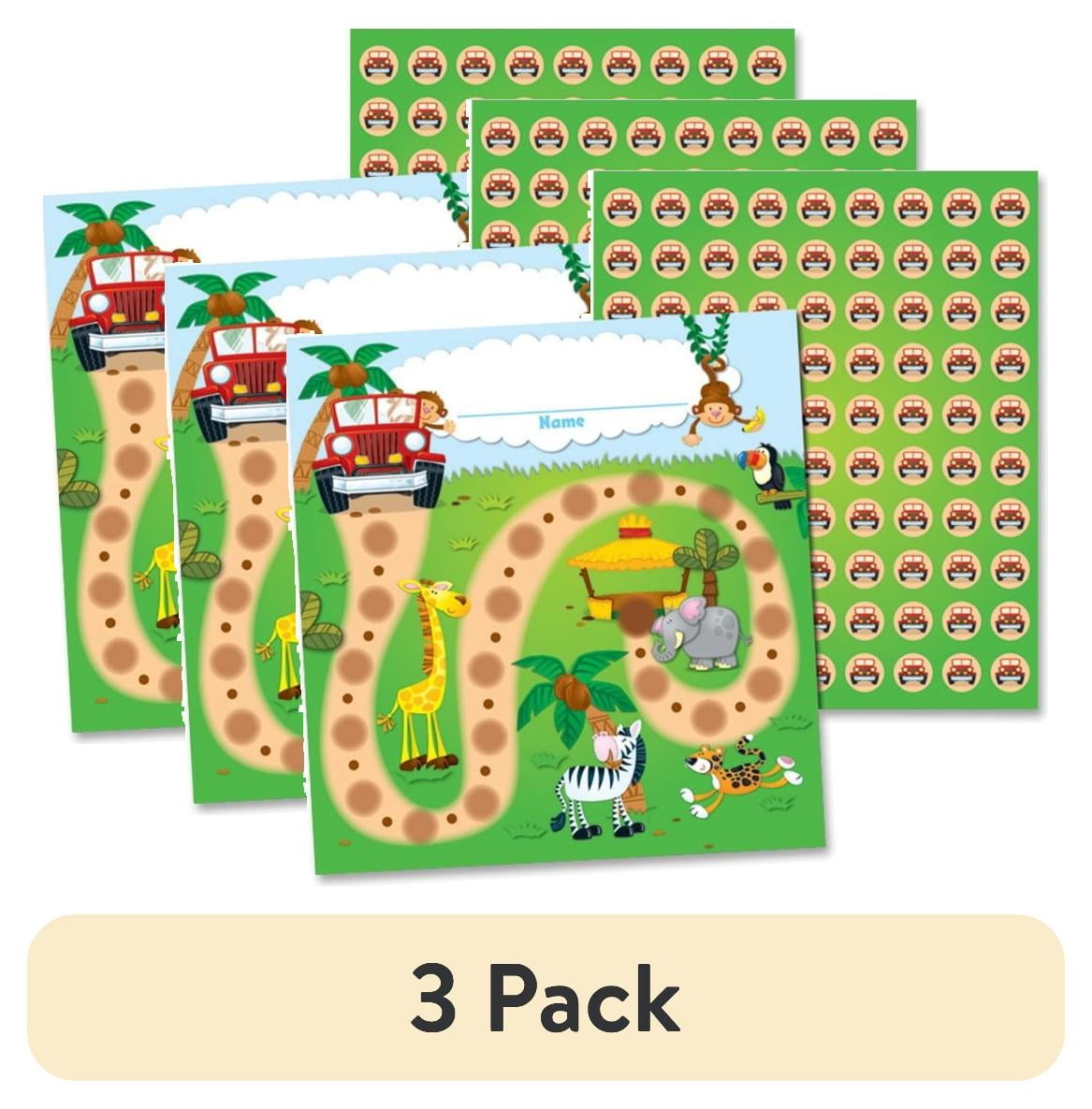 (3 pack) Carson-Dellosa Publishing Jungle Safari Mini Incentive Chart ...
