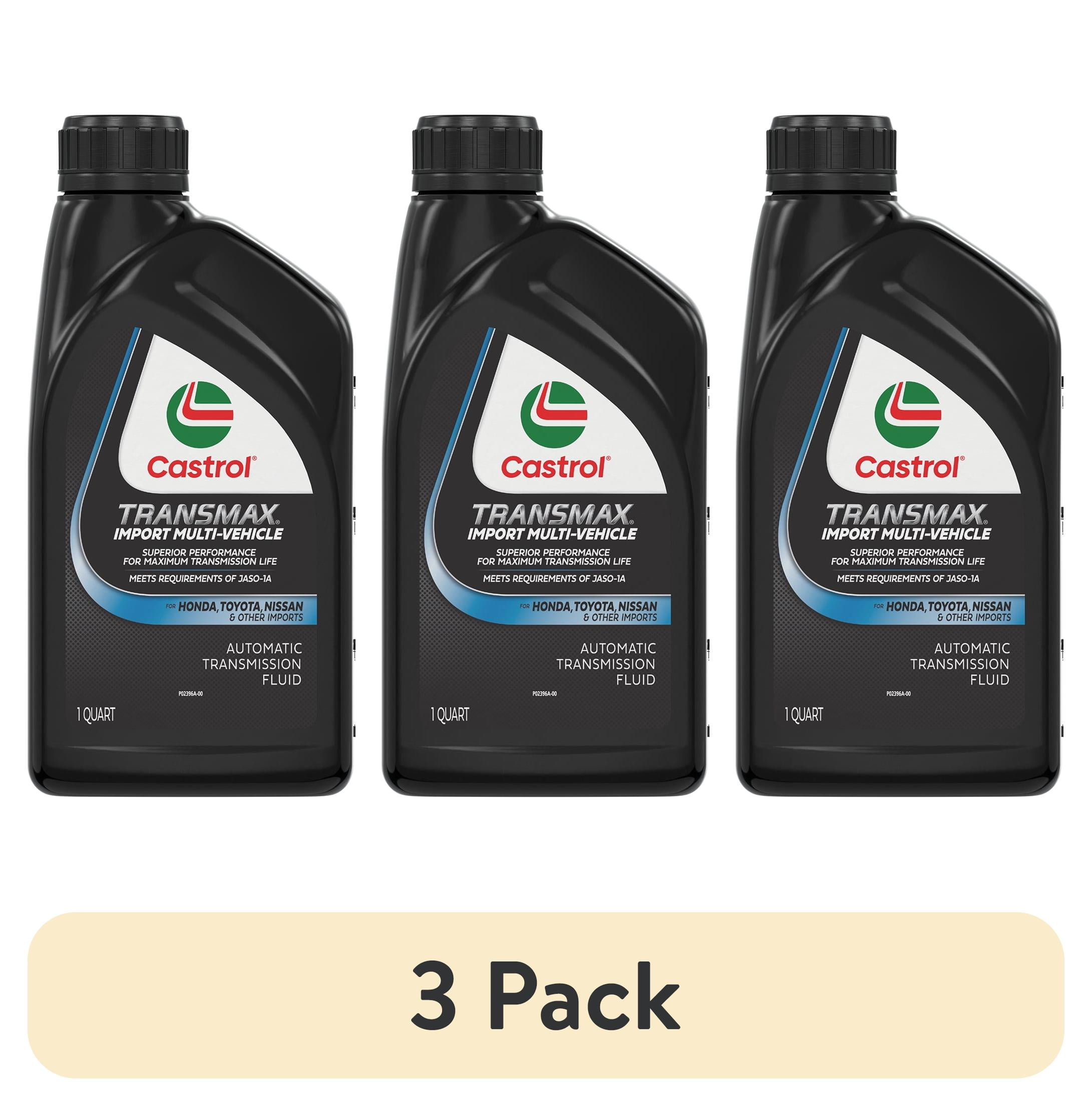(3 pack) Castrol Transmax Import Multi-Vehicle Automatic Transmission ...