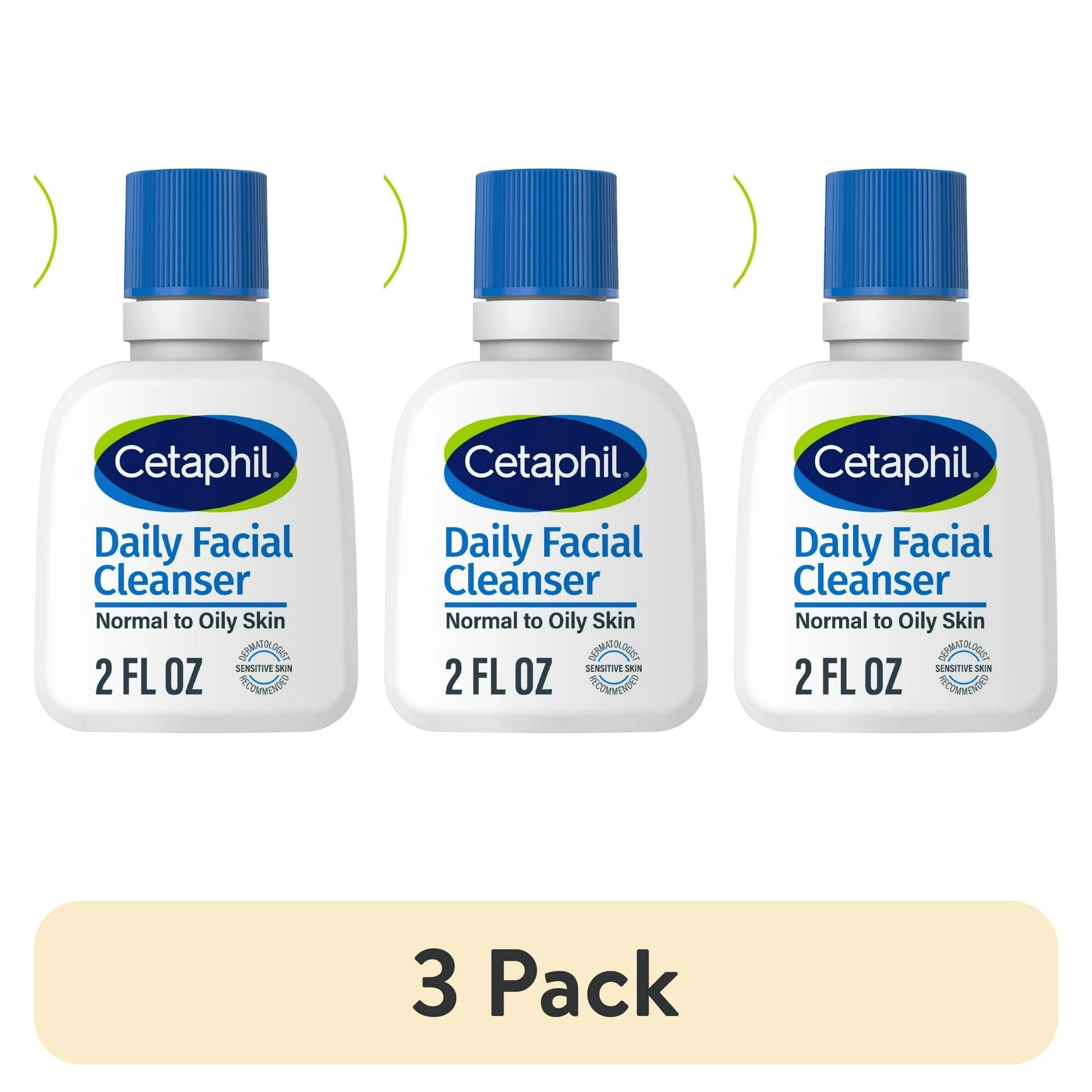 (3 pack) Cetaphil Travel Size Daily Facial Cleanser Face Wash for ...