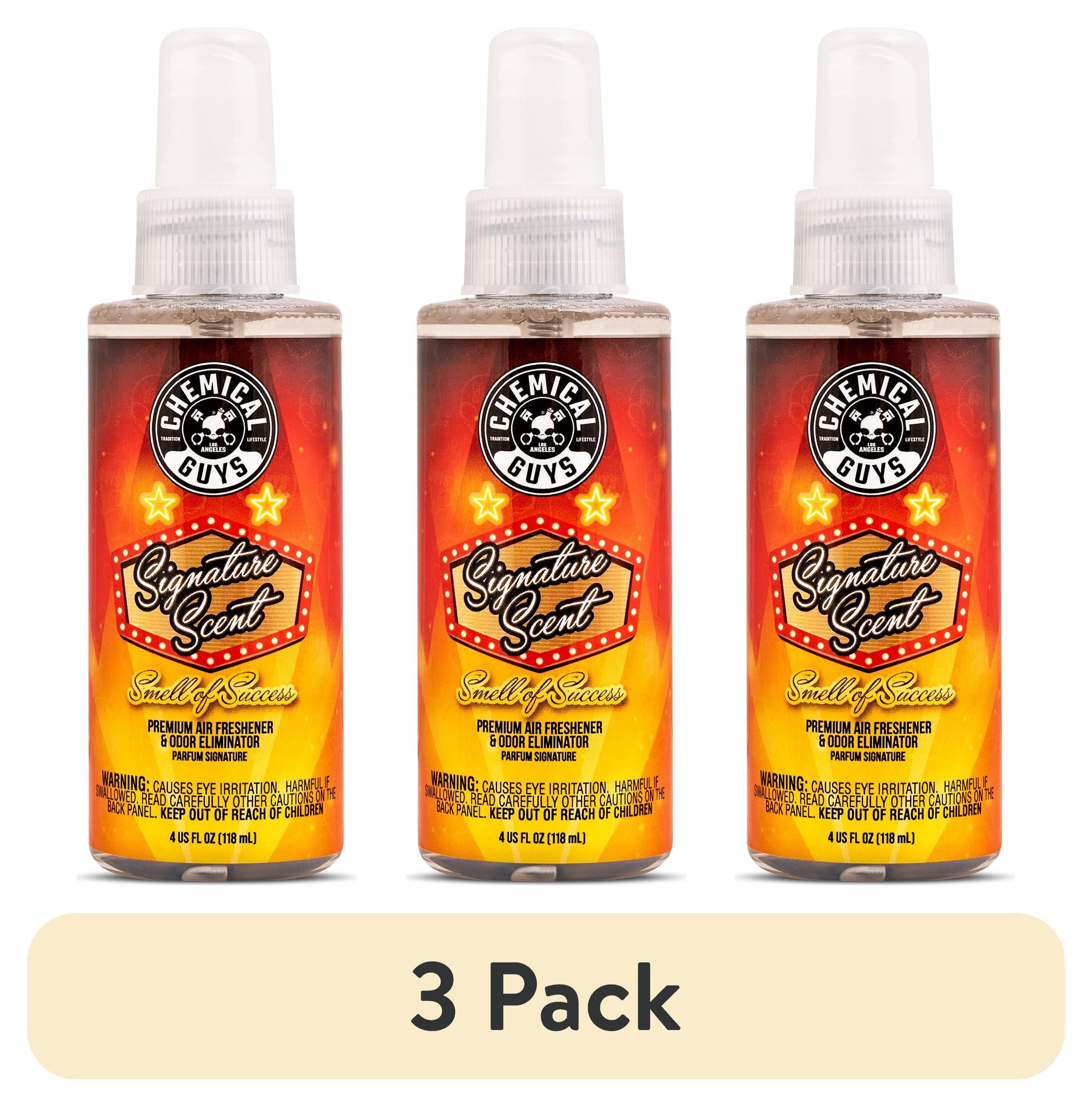 (3 pack) Chemical Guys Signature Scent Air Freshener and Odor ...