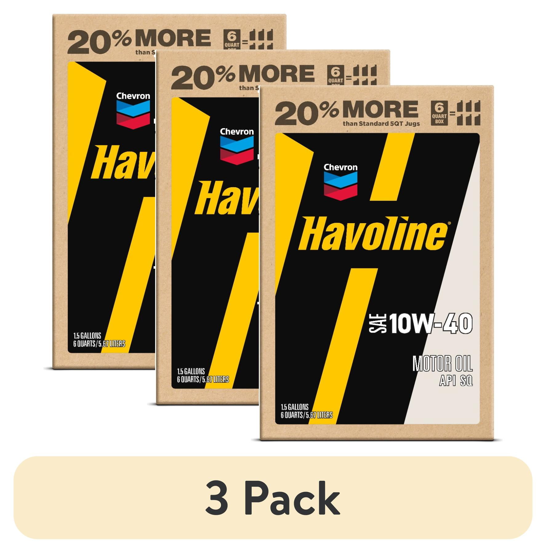 Chevron 3-Pack Oil - Engine protection oil for manufacturing - Walmart ...
