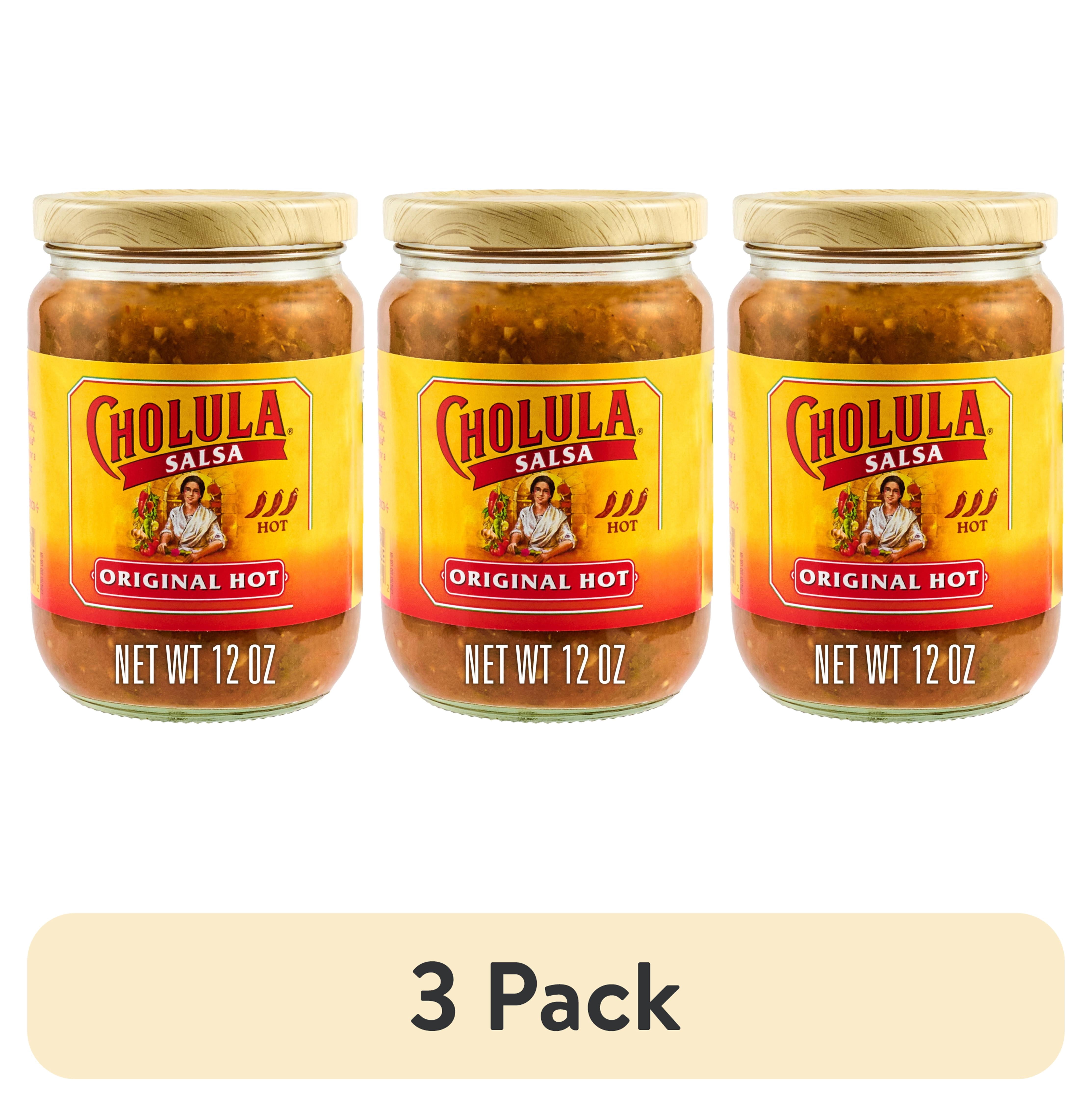 (3 pack) Cholula Original Hot Salsa, 12.0 oz Bottle - Walmart.com