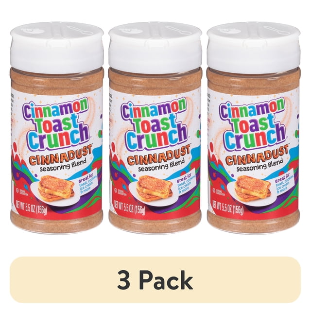 (3 pack) Cinnamon Toast Crunch Cinnadust Seasoning Blend, 5.5 oz ...