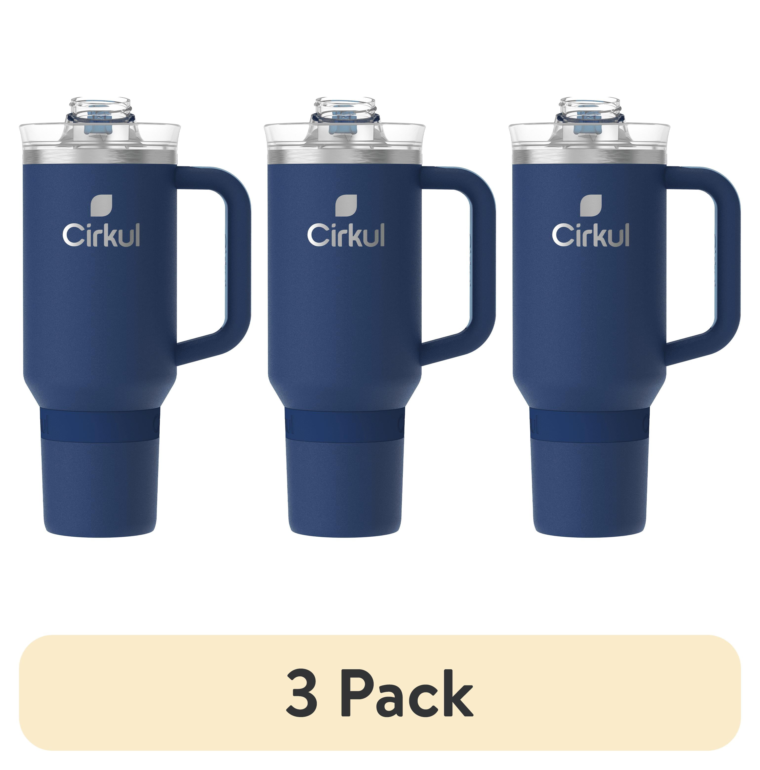 (3 pack) Cirkul 40oz All-Day StrawSip Double-Wall Insulated Stainless ...