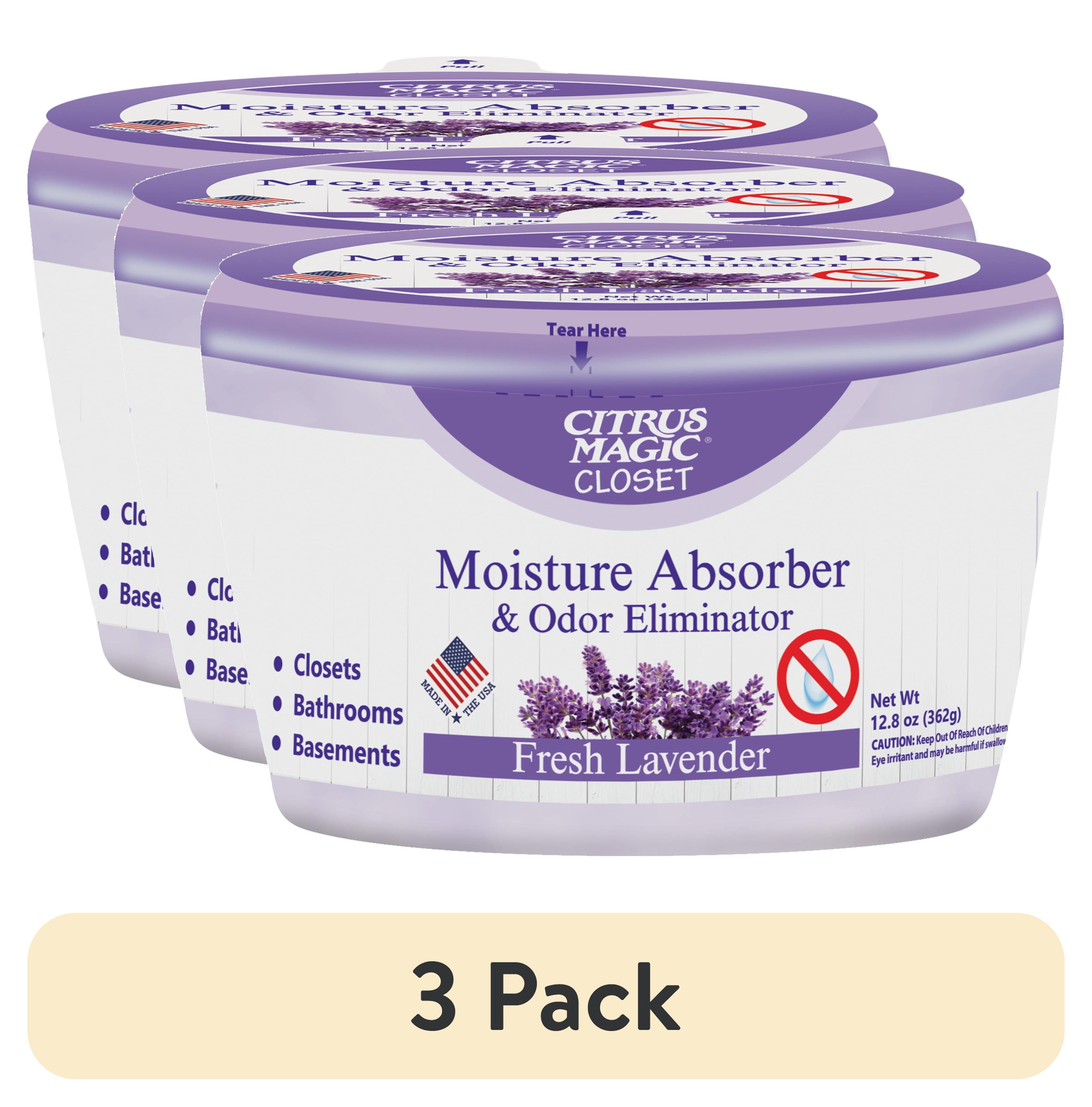 (3 pack) Citrus Magic For Closets, Moisture Absorber and Odor ...