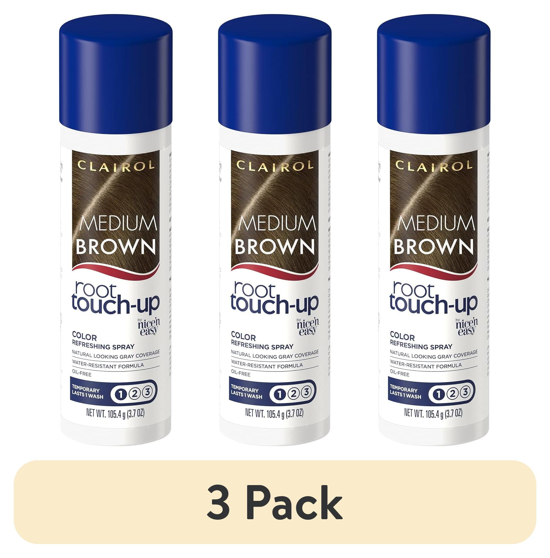 (3 pack) Clairol Root Touch-Up Refreshing Hair Dye Spray, Temporary ...