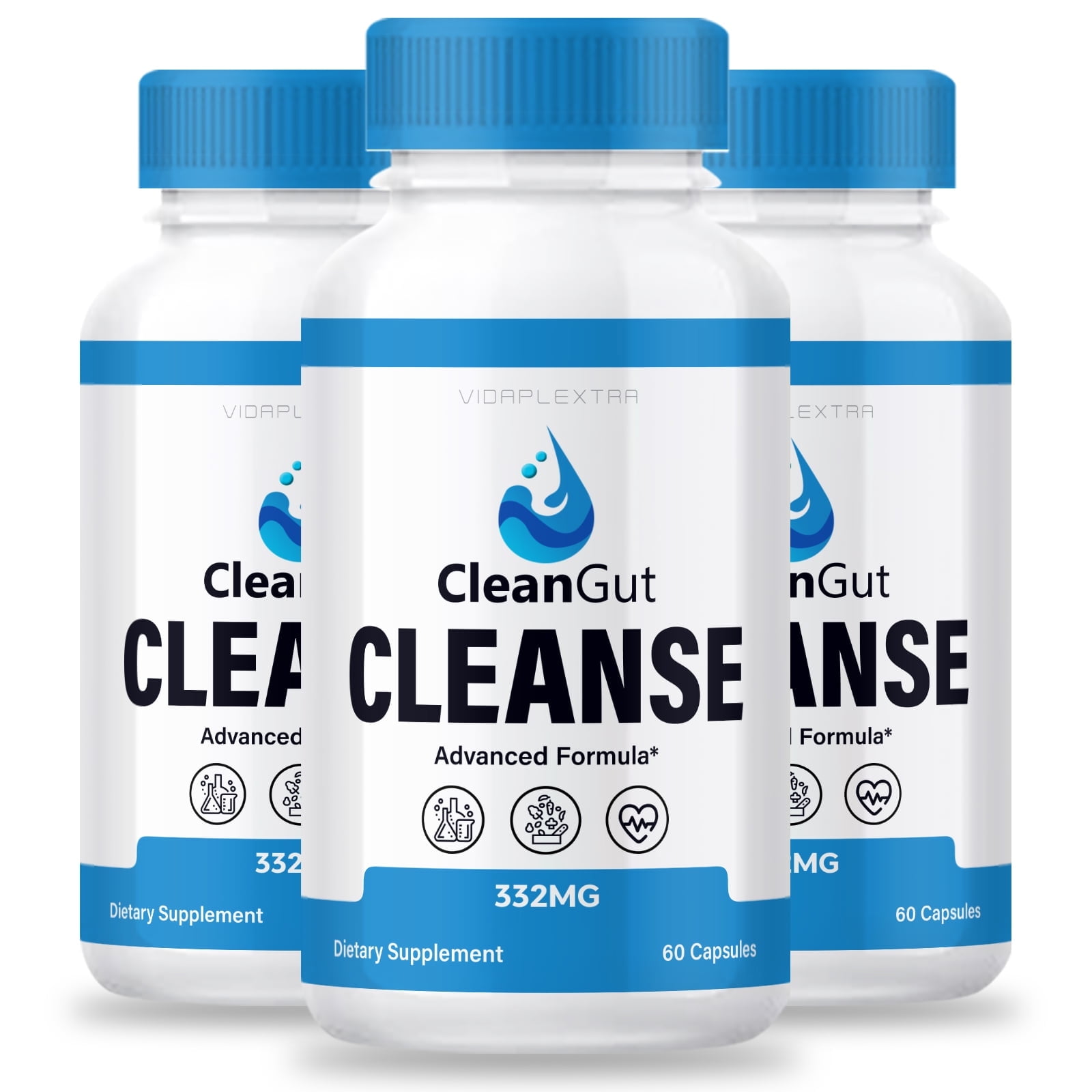 (3 pack) Clean Gut Capsules - Clean Gut Capsules - Walmart.com