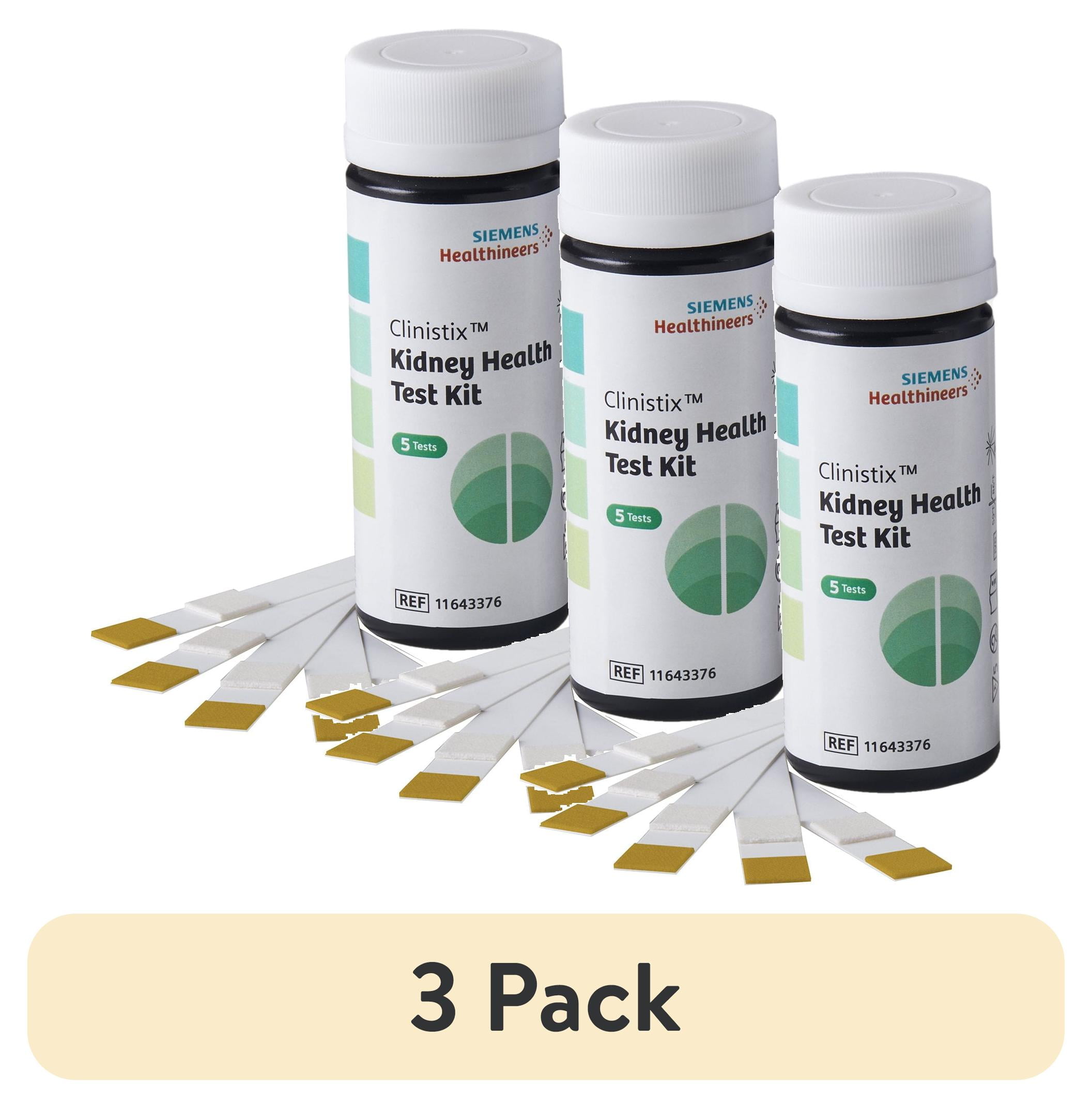 (3 pack) Clinistix Kidney Health Test Kit - Albumin, Creatinine Urine ...