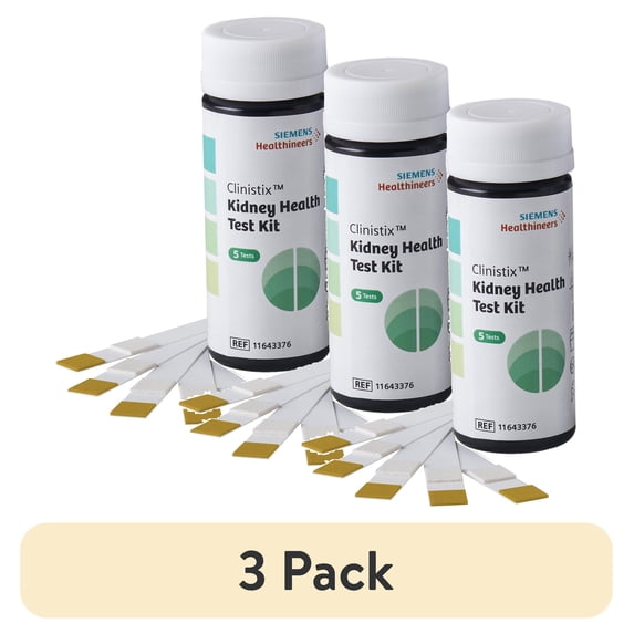 (3 pack) Clinistix Kidney Health Test Kit - Albumin, Creatinine Urine ...